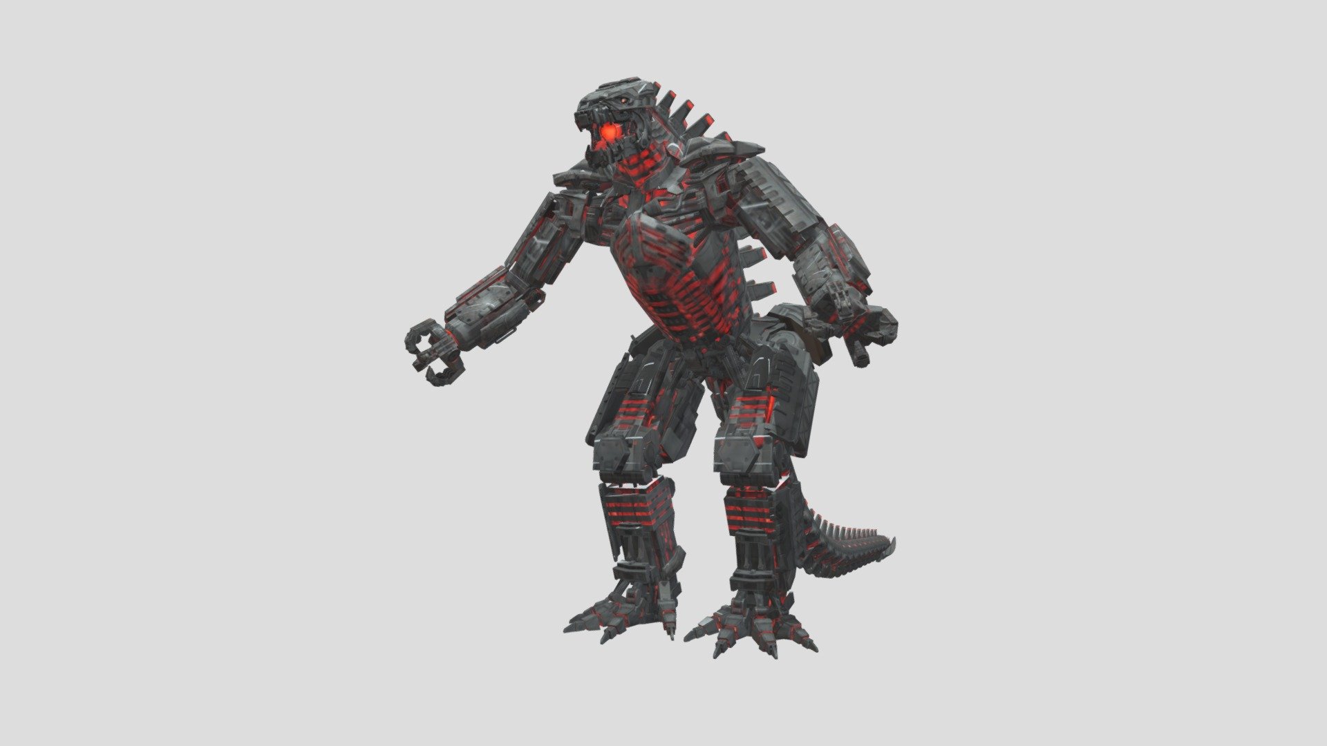mechagodzilla (2) - 3D model by Billbatson2013 [f656db7] - Sketchfab