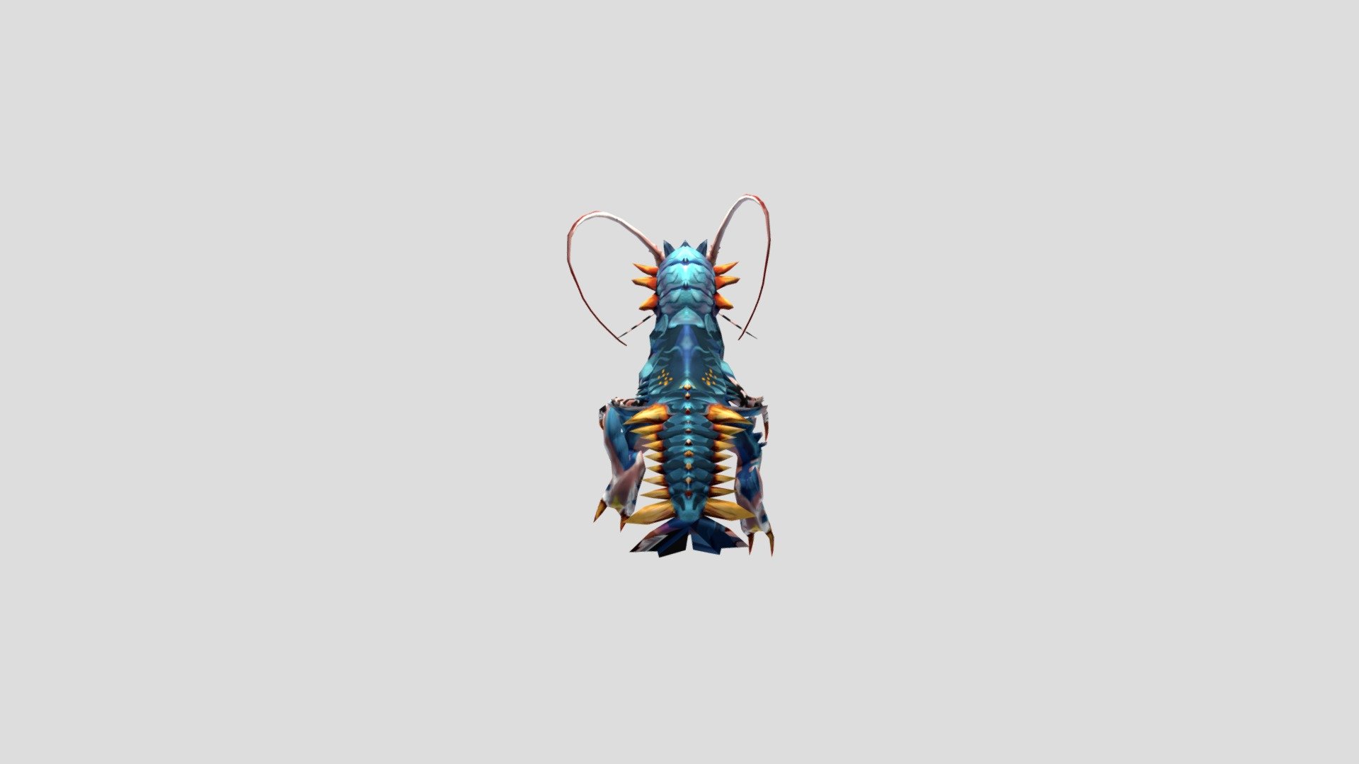 Spiny Lobster Fanart - 3D model by rgl1997 [f6572c6] - Sketchfab