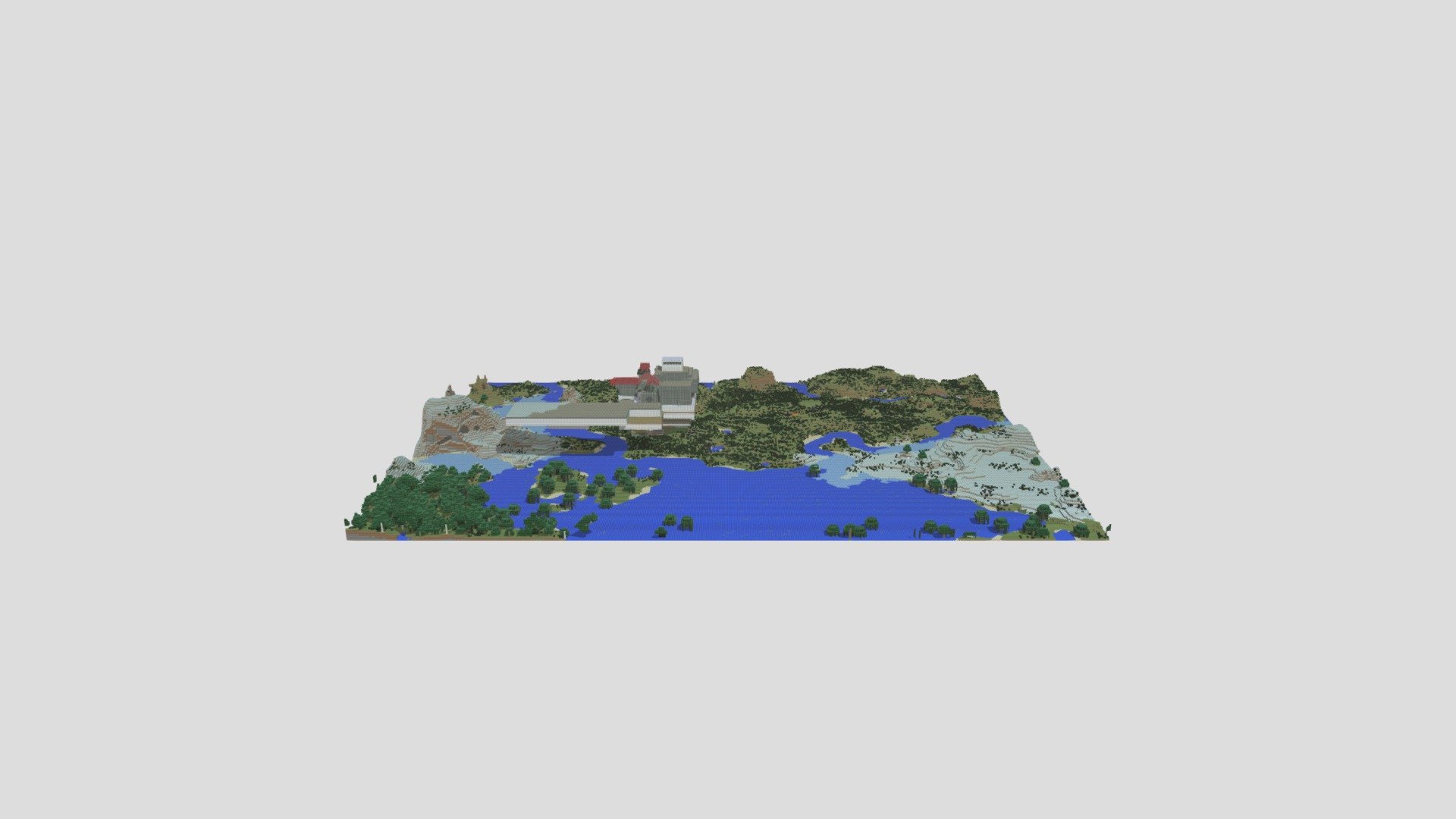 minecraft_world_export - 3D model by TRON (@blenderman24) [f657782 ...