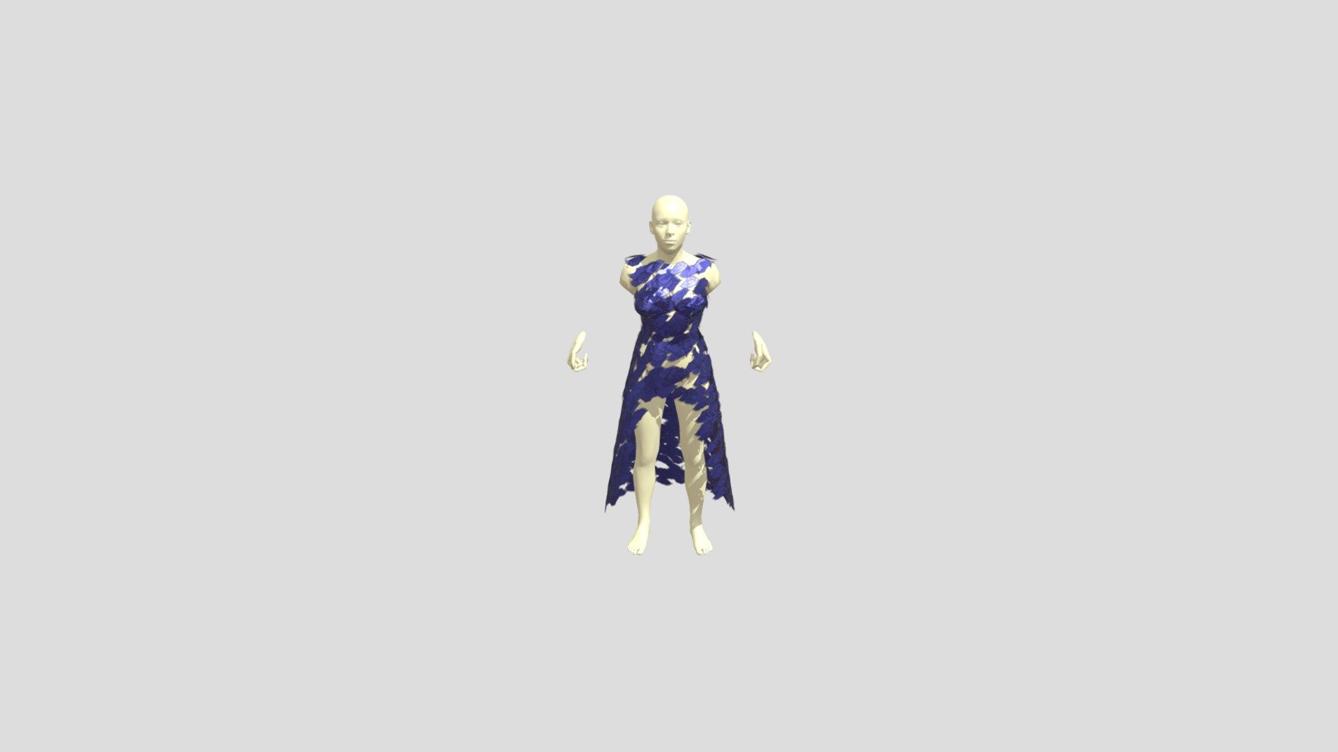Custom Avatar For Wing Dress - 3D model by irisl24 [f658745] - Sketchfab