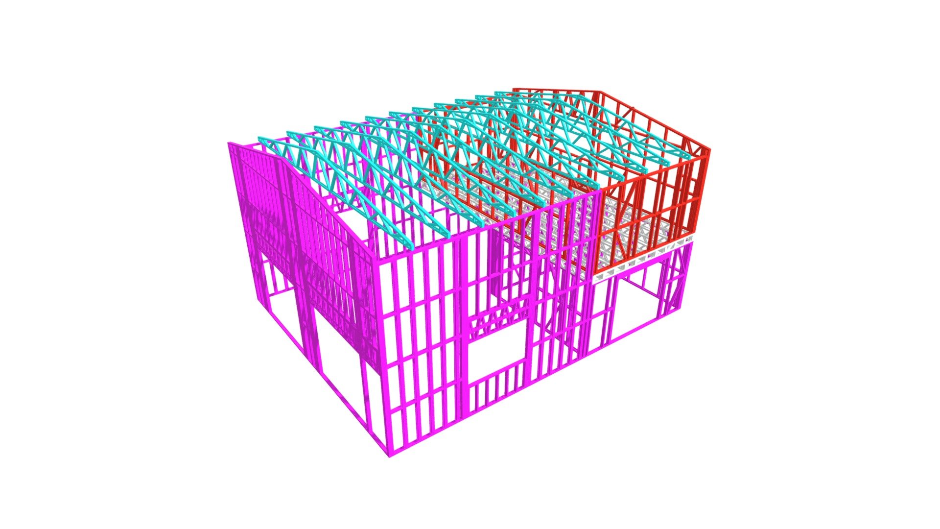 Paul Brickland Garage R1 - 3D model by Steel Frames Direct & Go Tiny ...