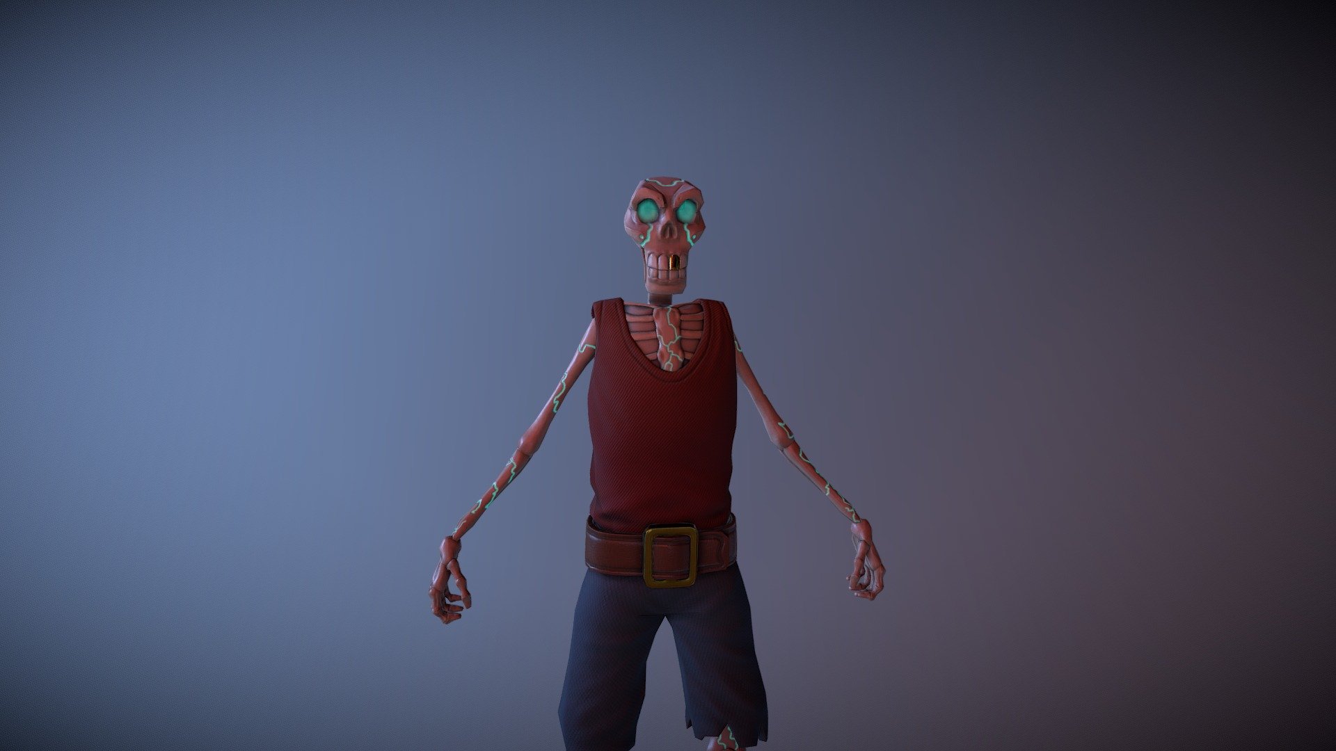pirate squelette pose sculpture Pourbaix Florian - 3D model by Florian ...