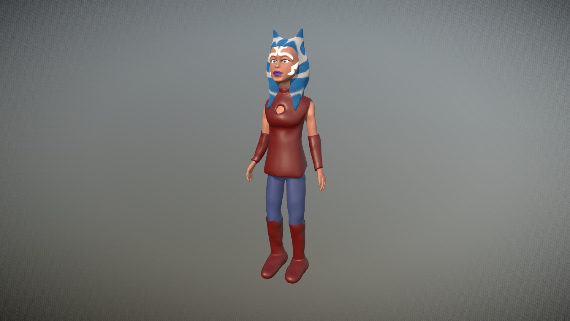 Ahsoka Tano - 3D model by MarianaGil [f659a31] - Sketchfab