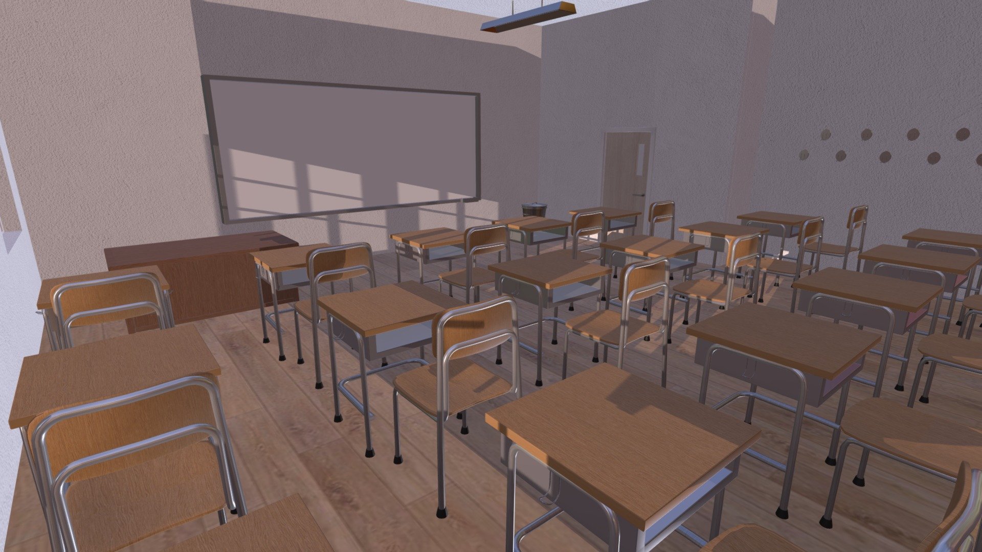 Basic Classroom - Download Free 3D model by Kibele [f65b9ca] - Sketchfab