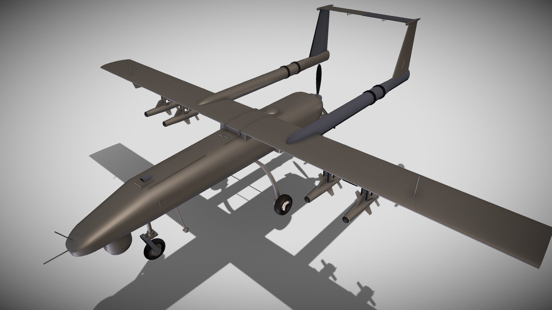 Qods Mohajer-6 UAS - Download Free 3D model by KillCaptureDestroy ...