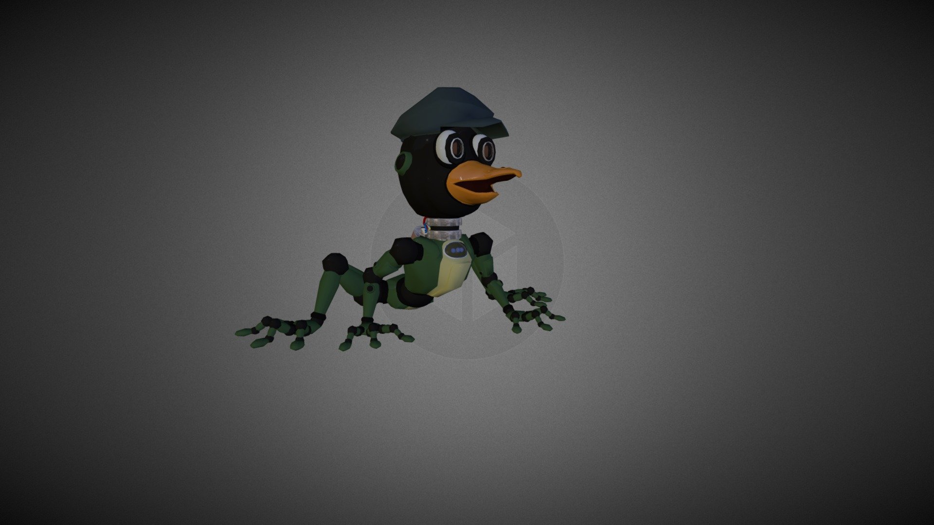 PenguinFrog Robot - 3D model by penguinfrog [f65fc96] - Sketchfab