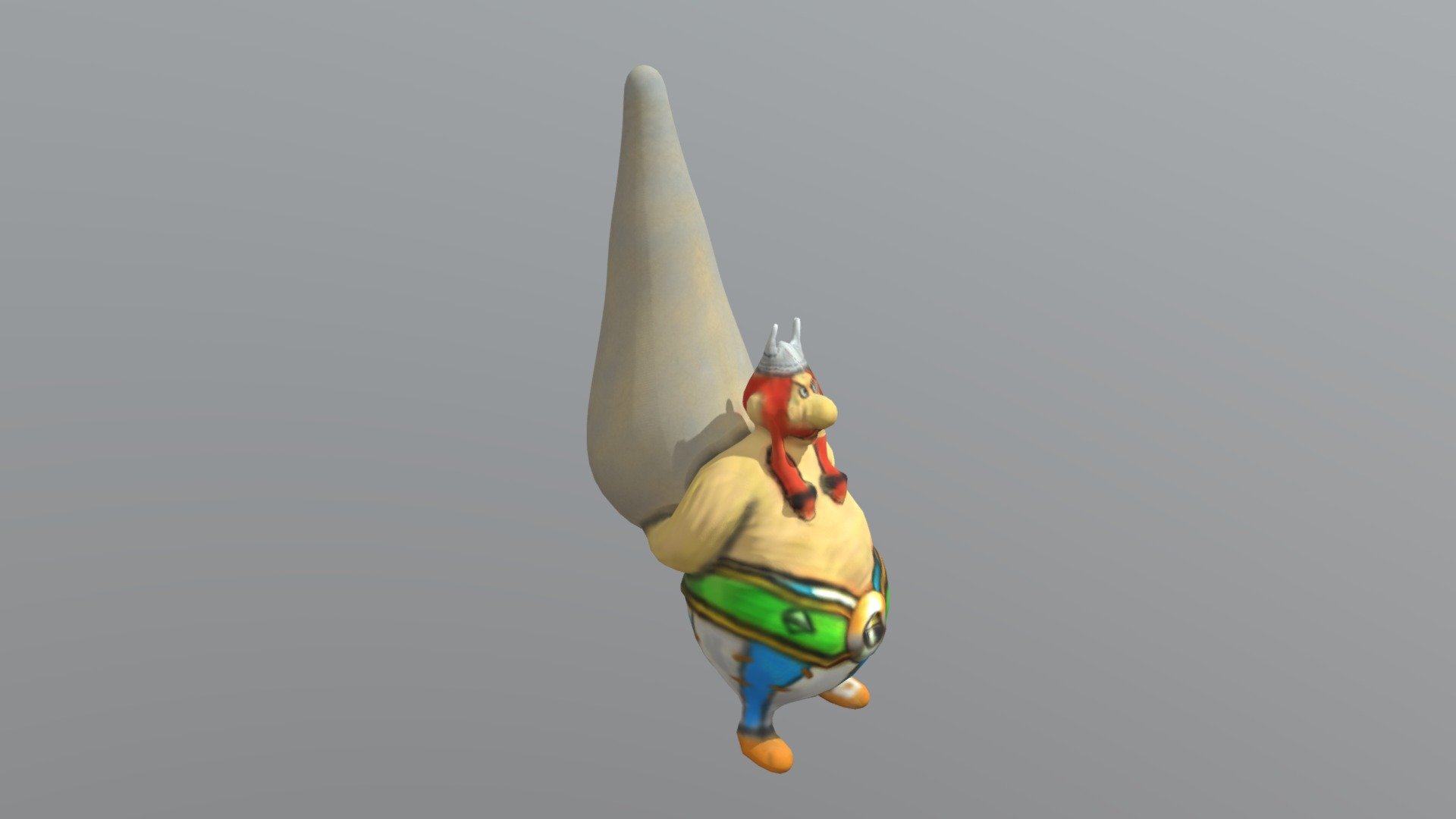 Obelix low poly - Download Free 3D model by vicente betoret ferrero ...