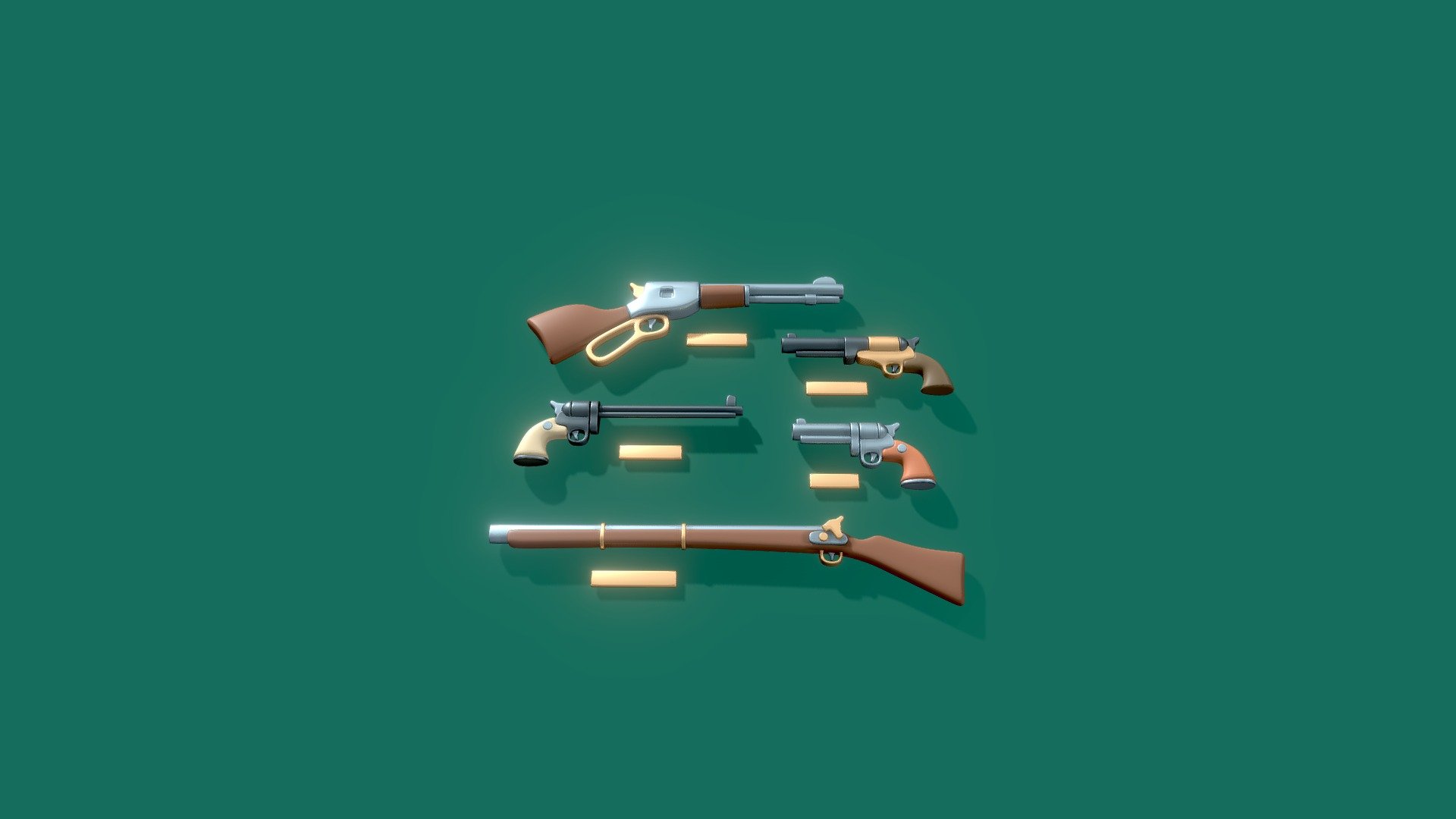 Notable Firearms - 3D model by Museum of History & Magic (@musem.hm ...