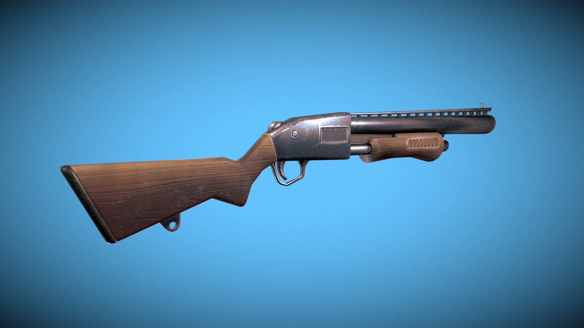 Fortnite Pump Shotgun - 3D model by TiFi Design (@tifidesign) [f664bc4 ...