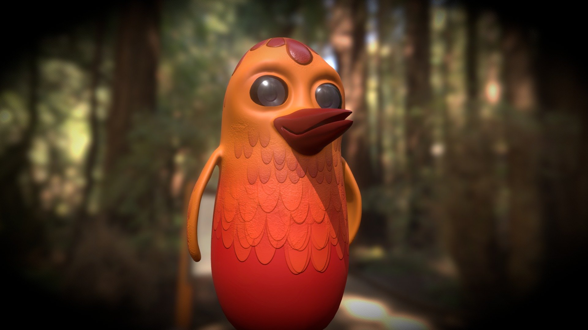 "KYOO" The Bird - 3D model by Arun Krishnan (@arun_kris) [f66514e ...