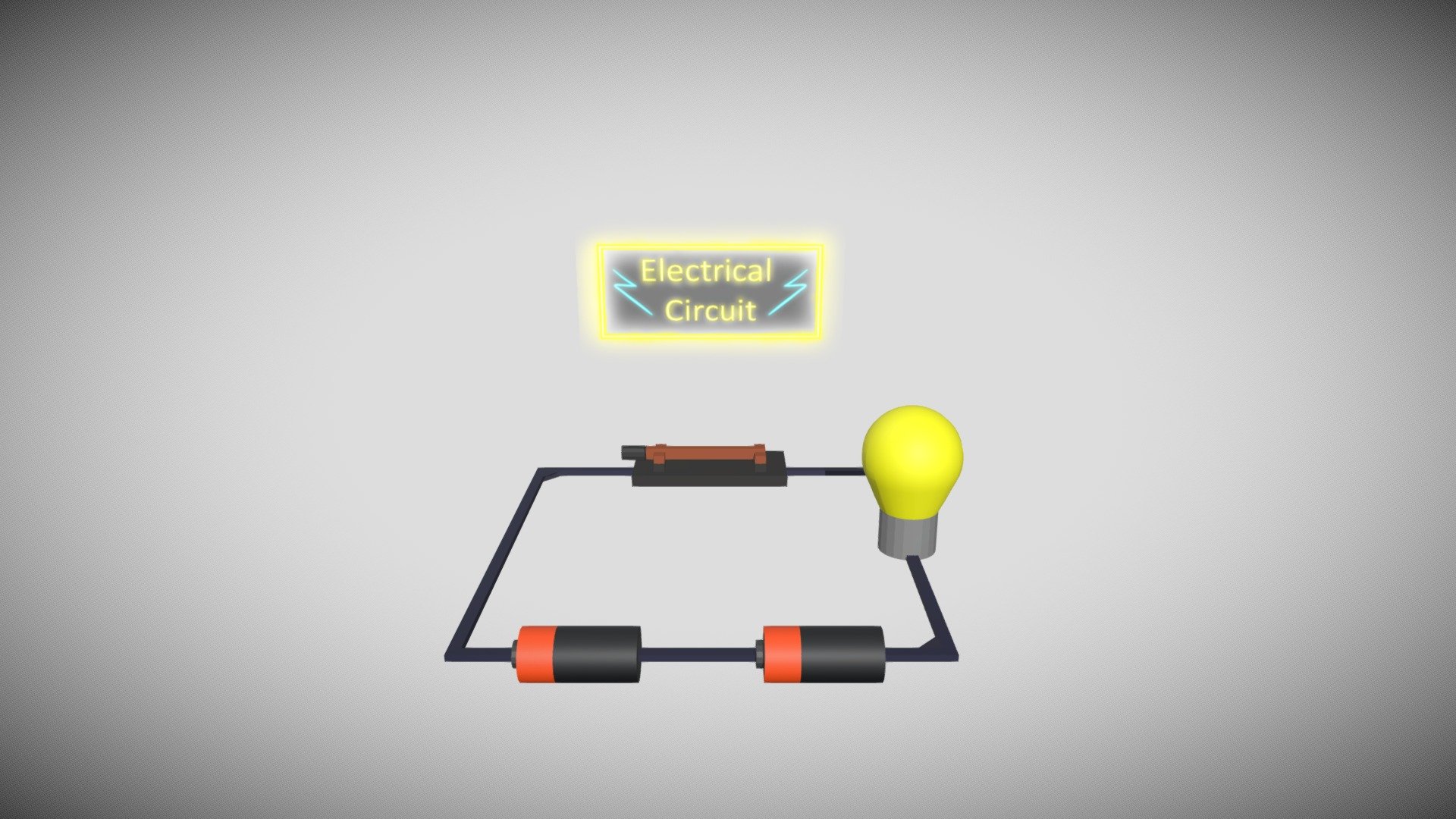 electrical circuit - 3D model by isparklekidz [f666403] - Sketchfab