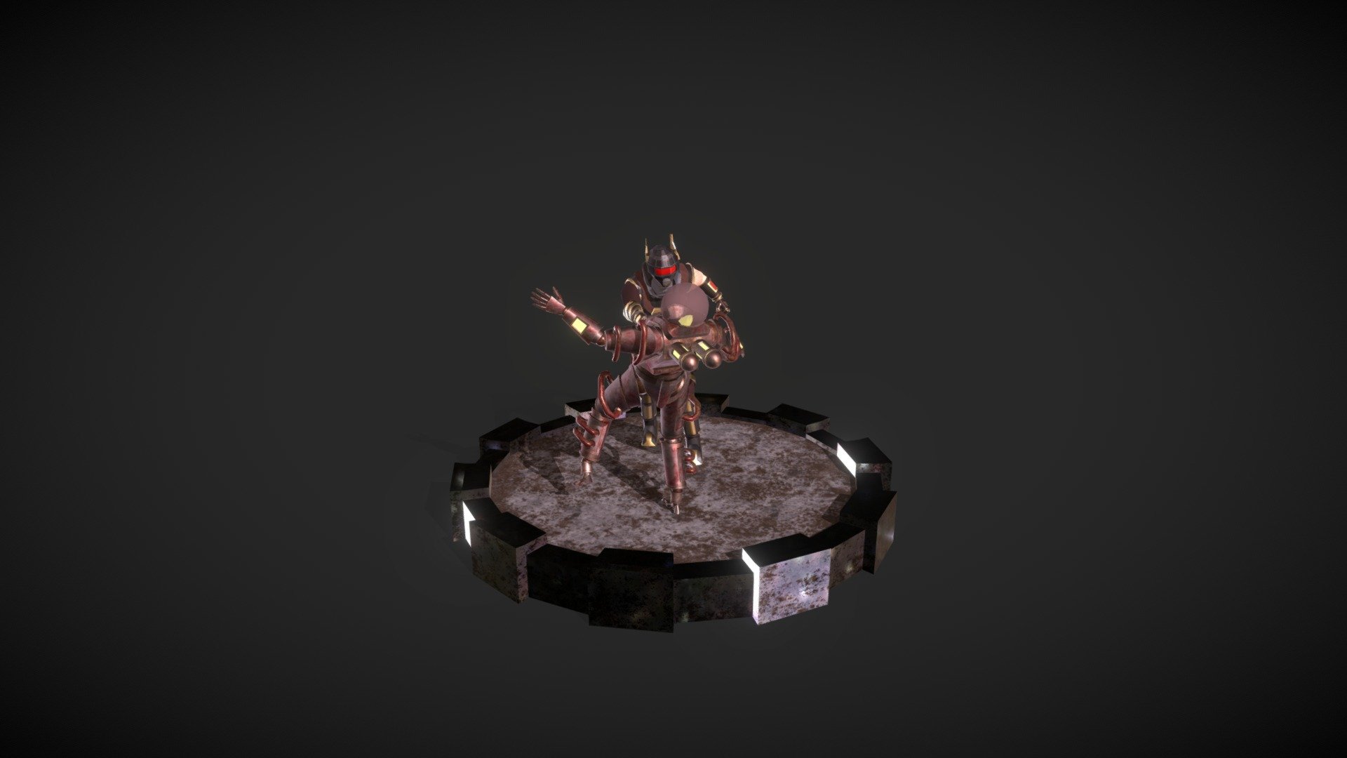 Player vs Enemy AI - 3D model by Dawnbringer (@THEDAWNBRINGERX ...