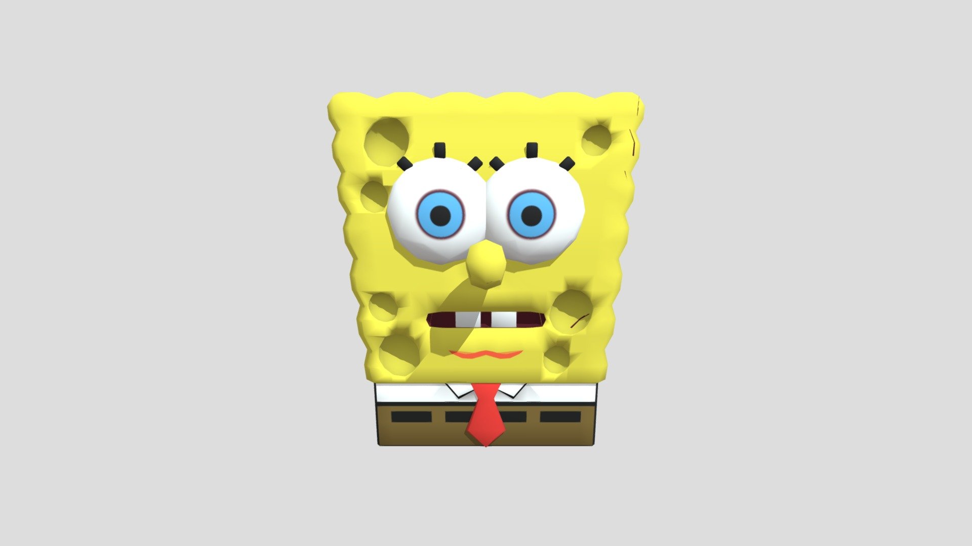 Spongebob Wip 1 3d Model By Nickbob [f667f88] Sketchfab