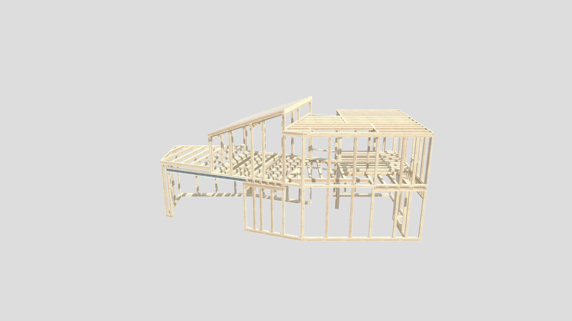 UK - wooden structure - 2022.04.05 - 3D model by Solcraft [f668e45 ...