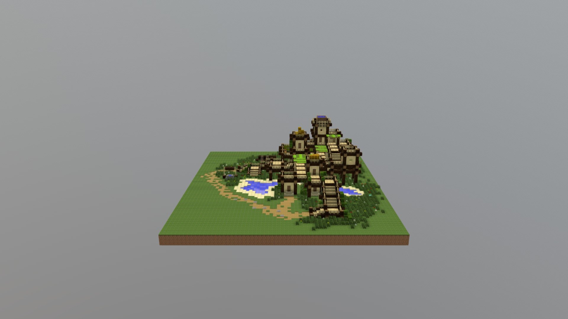 [VILLAGE] #1 - 3D model by OtaaK [f6691b8] - Sketchfab