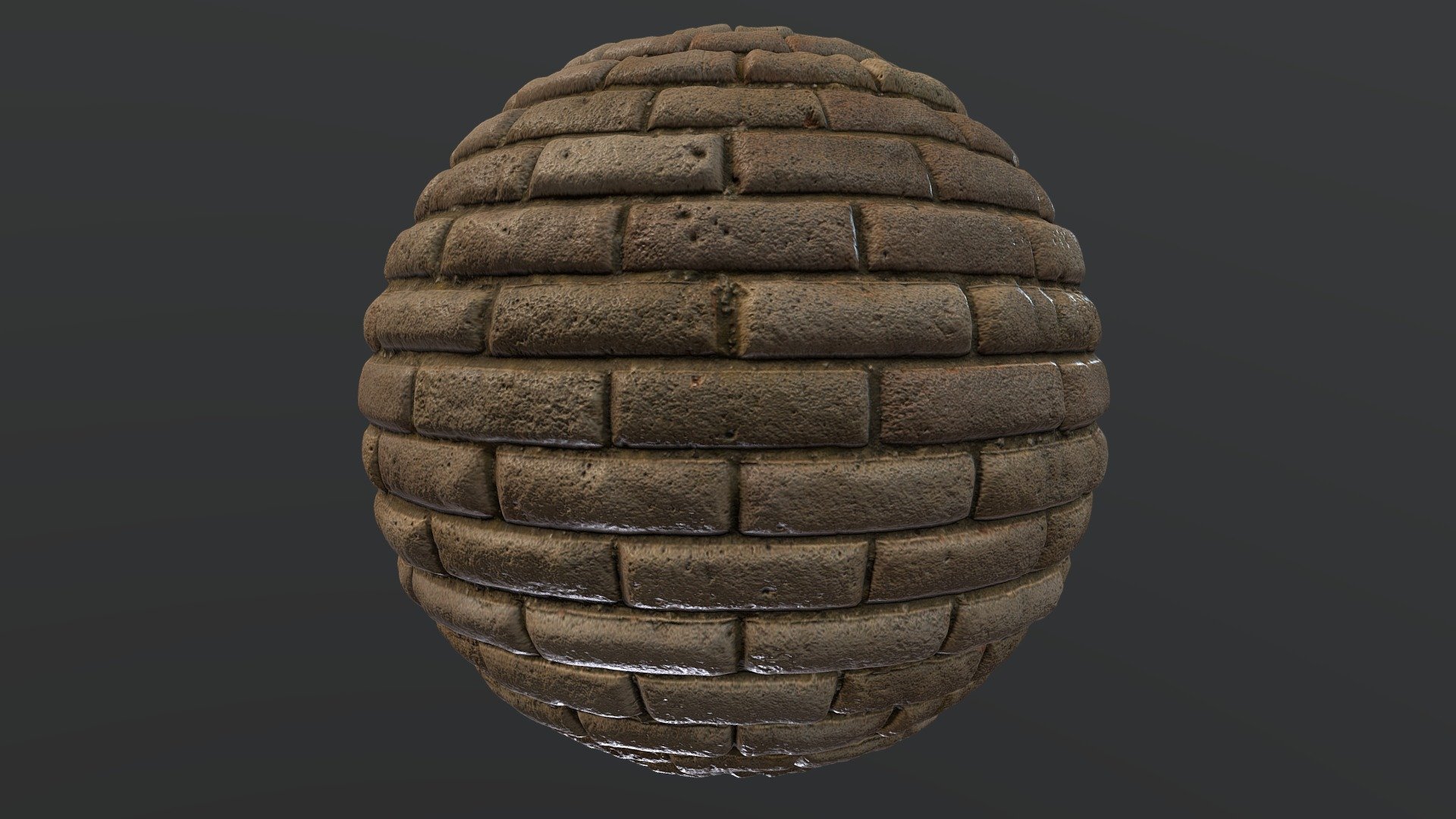 Seamless PBR Texture brick 03 - Download Free 3D model by Arthur.Zim ...