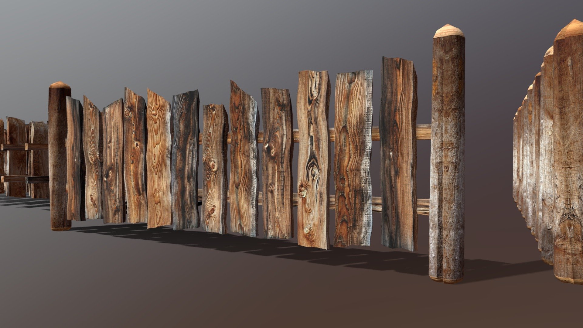 Wooden Fences Pack (Ia) high-Poly - Buy Royalty Free 3D model by Sereib ...