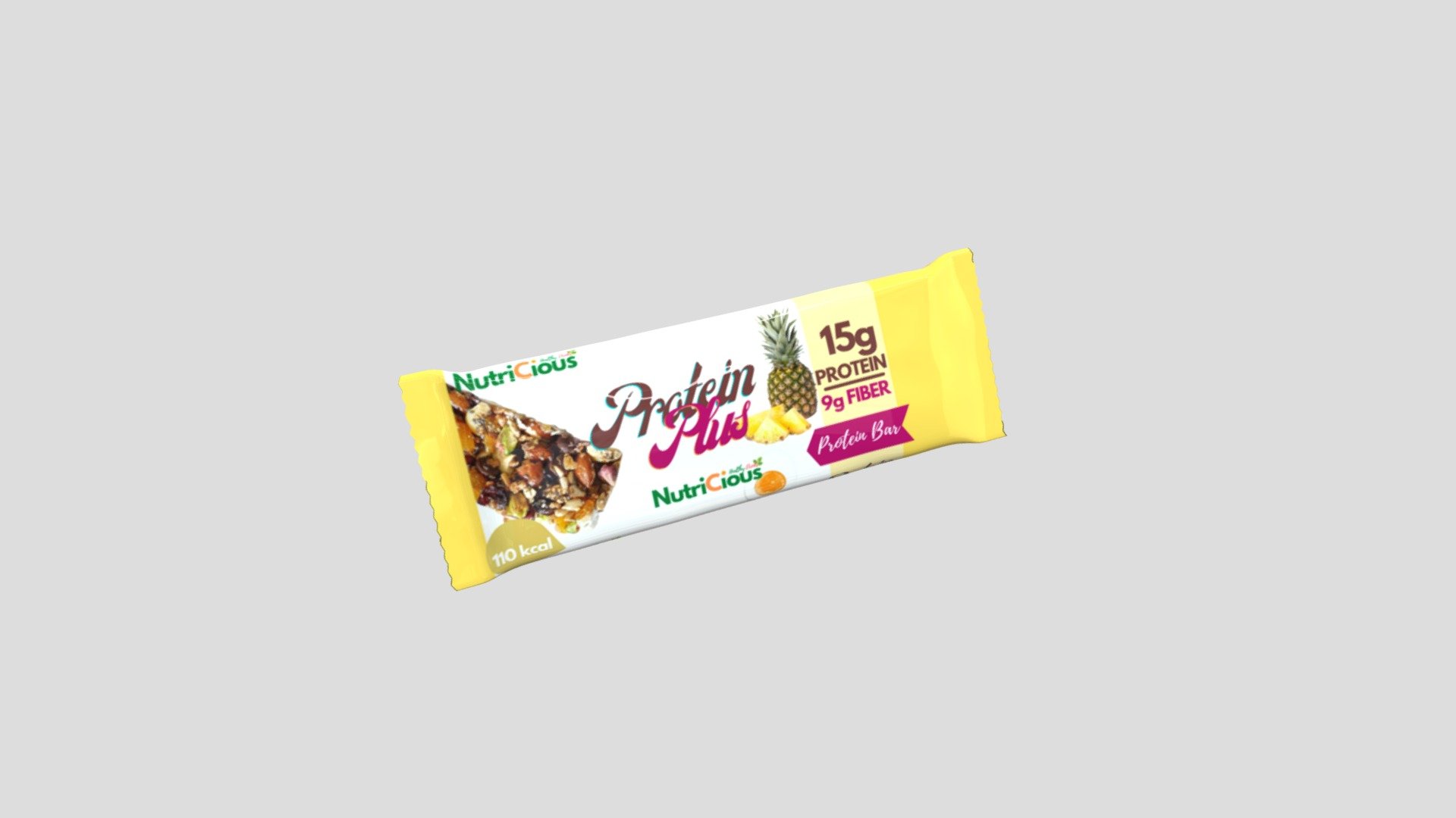 Protien_Bar_with_Pineapple - 3D model by wannawongworachataj [f66b13c ...