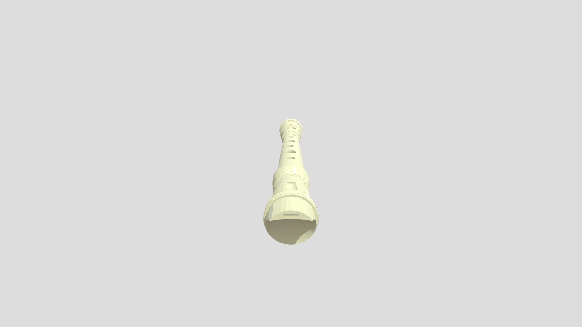 Flute 3D - 3D model by Vitor.Brito [f66b549] - Sketchfab