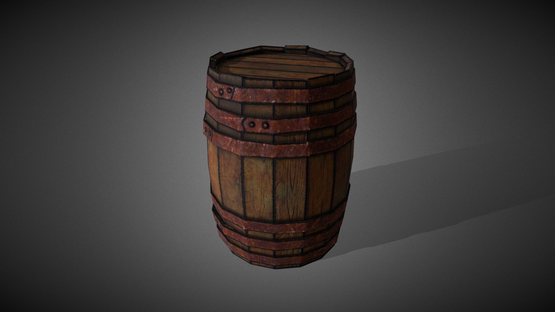 Barrel - 3D model by dasukaa [f66c0c2] - Sketchfab