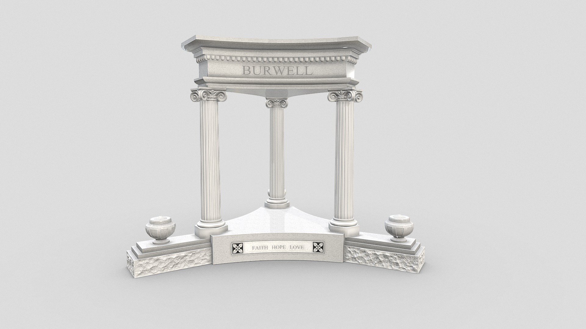 Family Monuments – LBM Monuments - 3D model by SPEEDWAGON ...