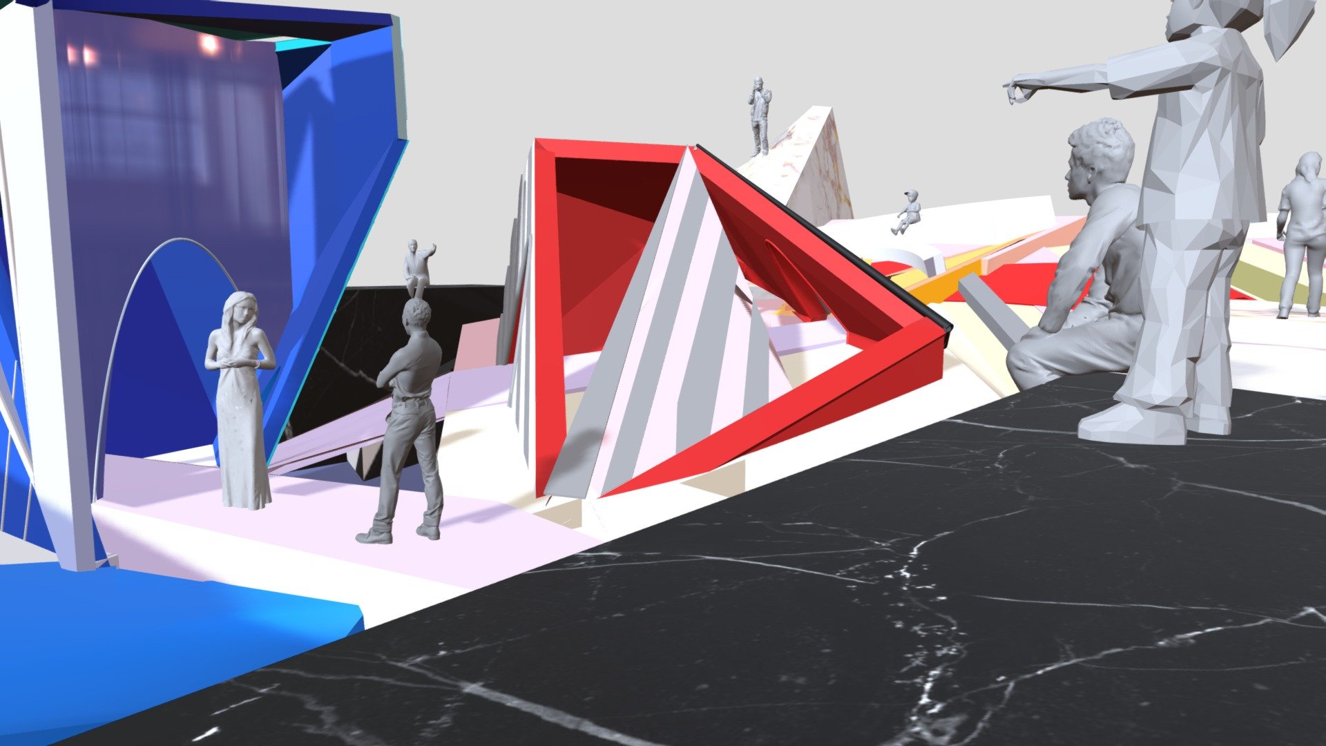 Broadway Amphitheater - 3D model by abuzo [f66f6d1] - Sketchfab