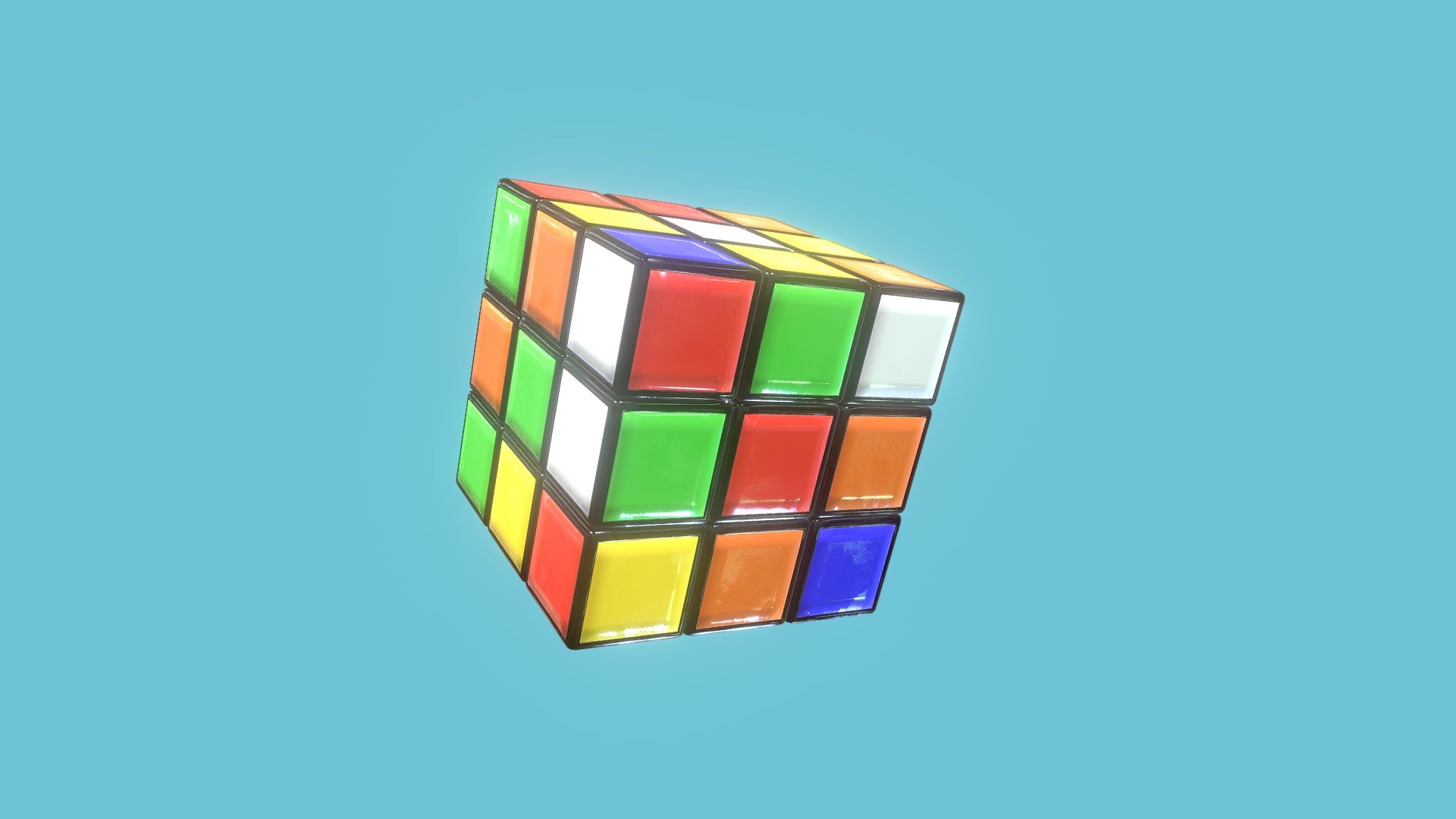 Rubix Cube - 3D model by LKelda [f66f70c] - Sketchfab