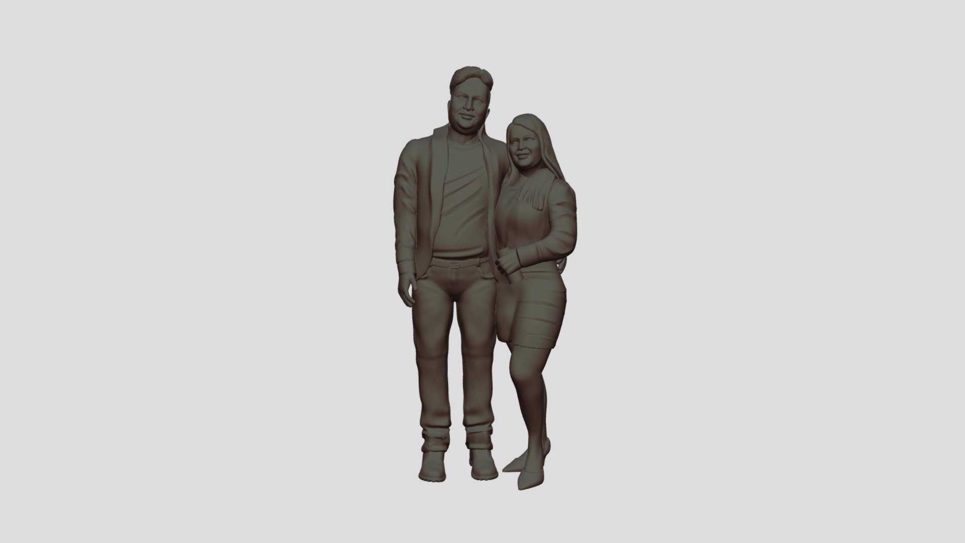 couple miniature - 3D model by Karan.Malhotra [f6728f5] - Sketchfab