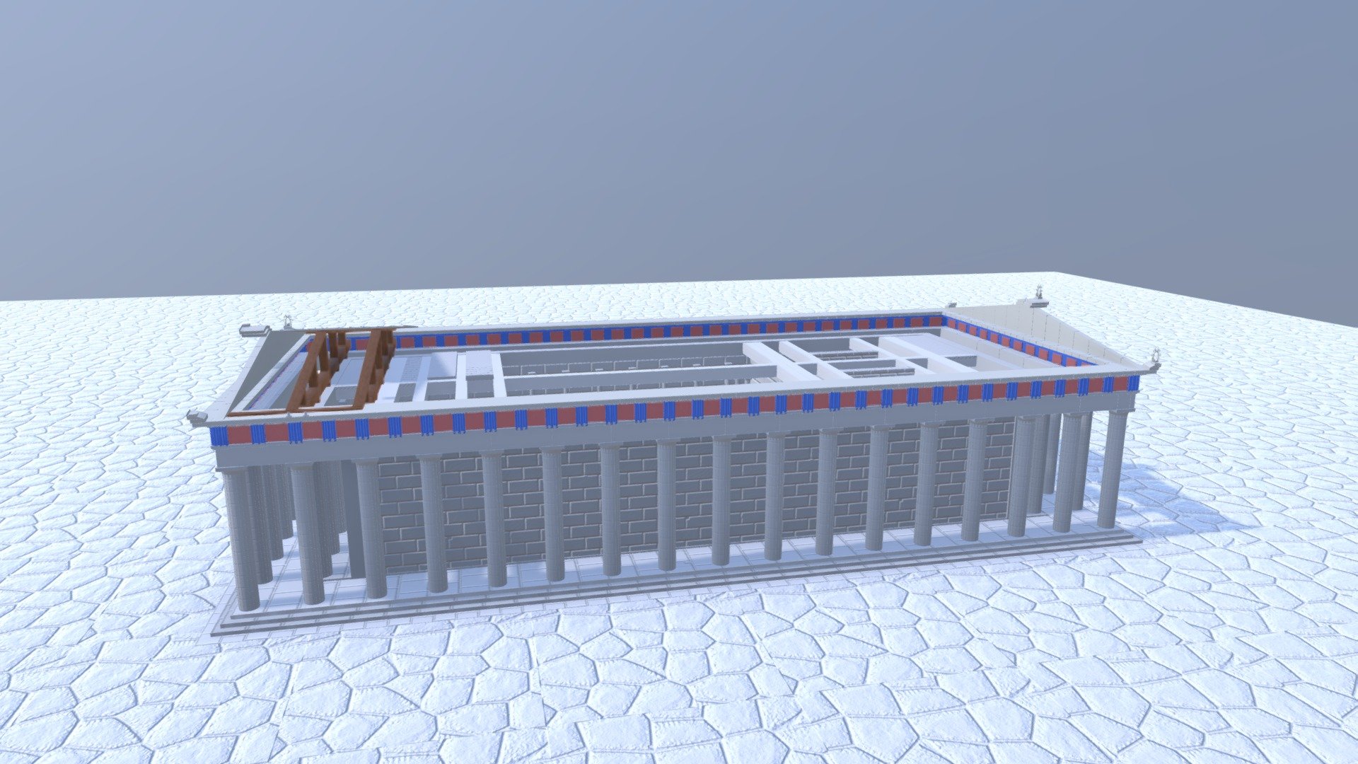 The Parthenon in 3D | Intro Model - 3D model by iPedia [f672e0b ...