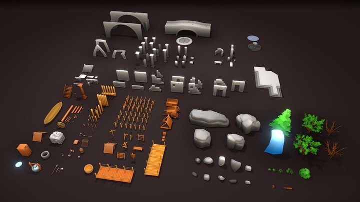 Color-scheme 3D models - Sketchfab