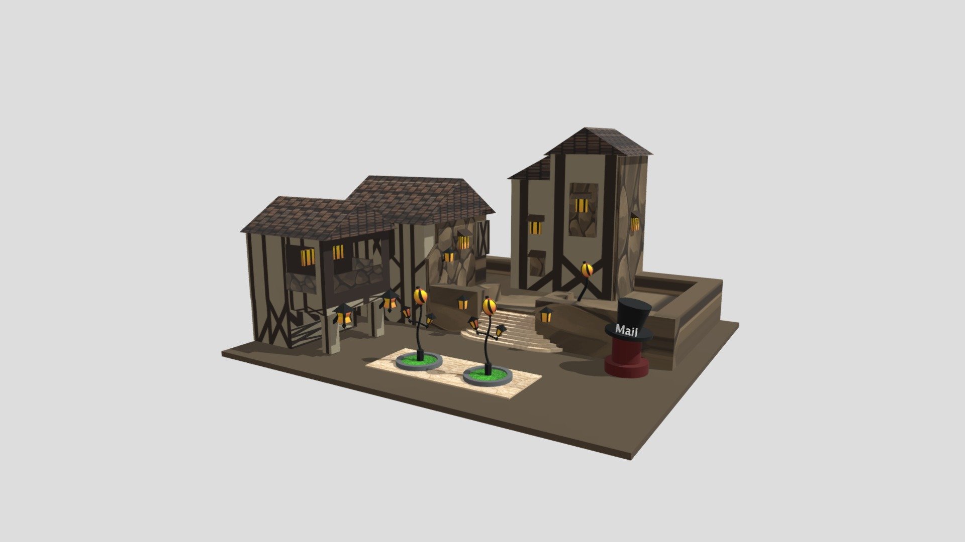 Traverse Town - Download Free 3D model by laurenk1840 [f674043] - Sketchfab
