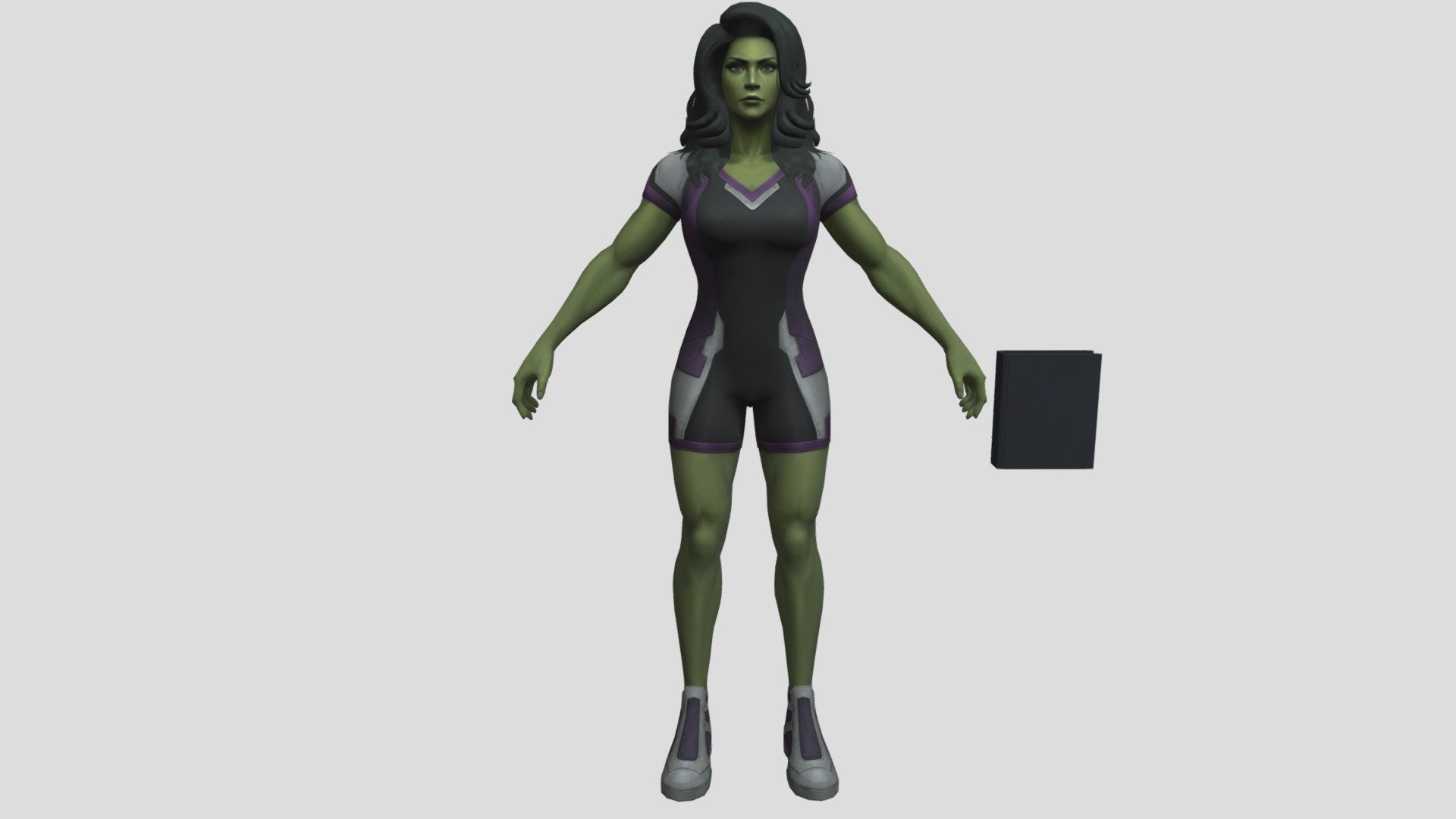 She Hulk(Textured)(Rigged) - Download Free 3D model by 3D MODELS ...