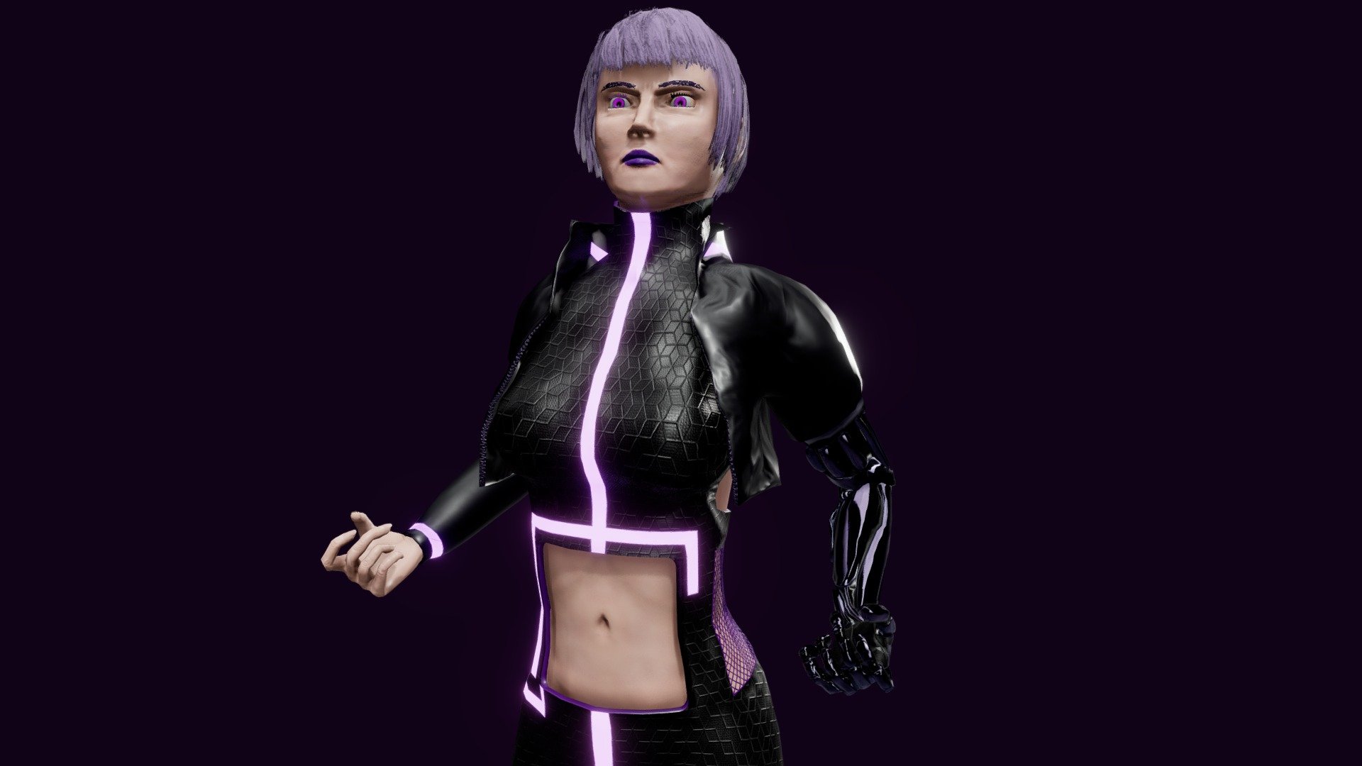 Violet - 3D model by İzgi (@Ninjabaz) [f677bed] - Sketchfab