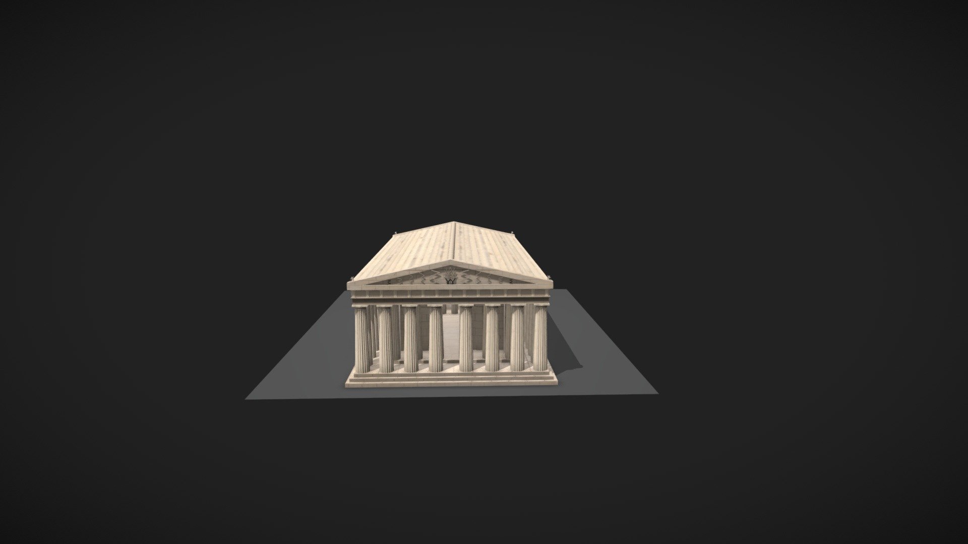 Parthenon - 3D model by Marek Wozniak (@Krokussss) [f677bfa] - Sketchfab