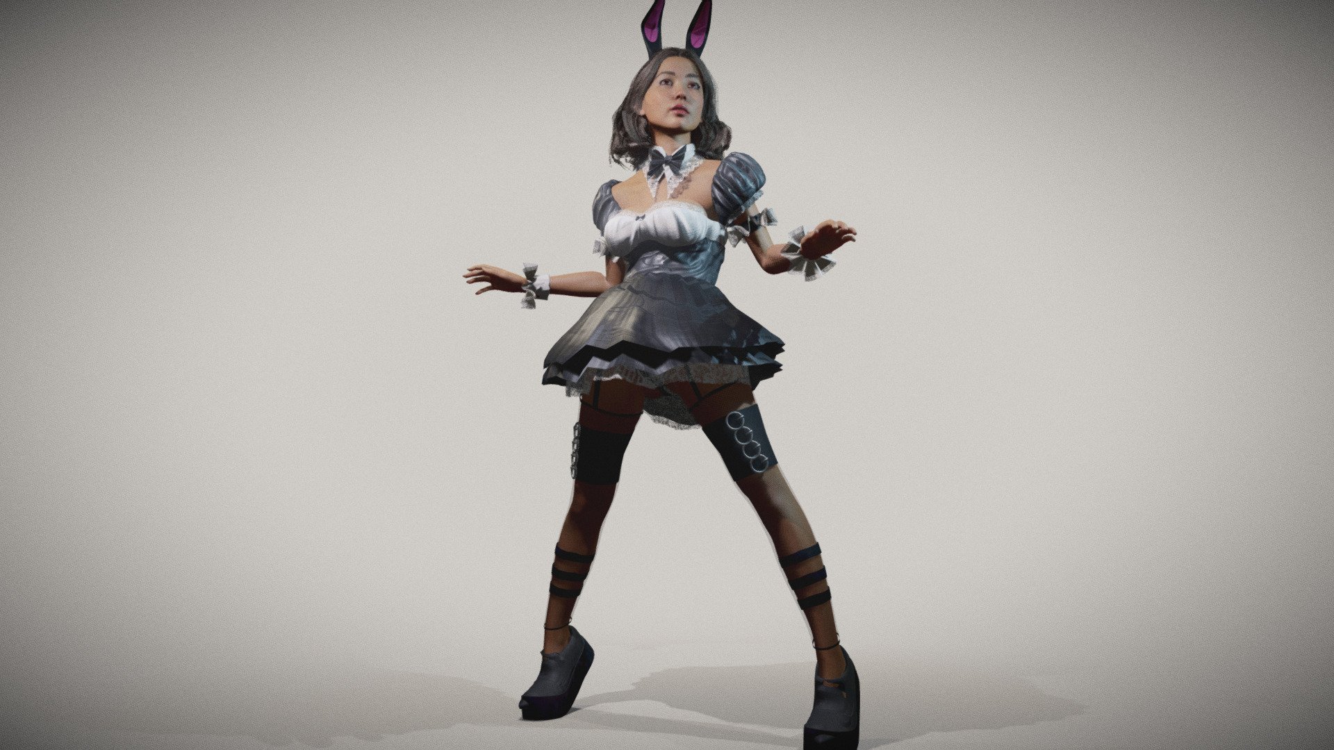 Bunny Maid - Buy Royalty Free 3D model by Cg Stuff (@bokeh) [f679817 ...