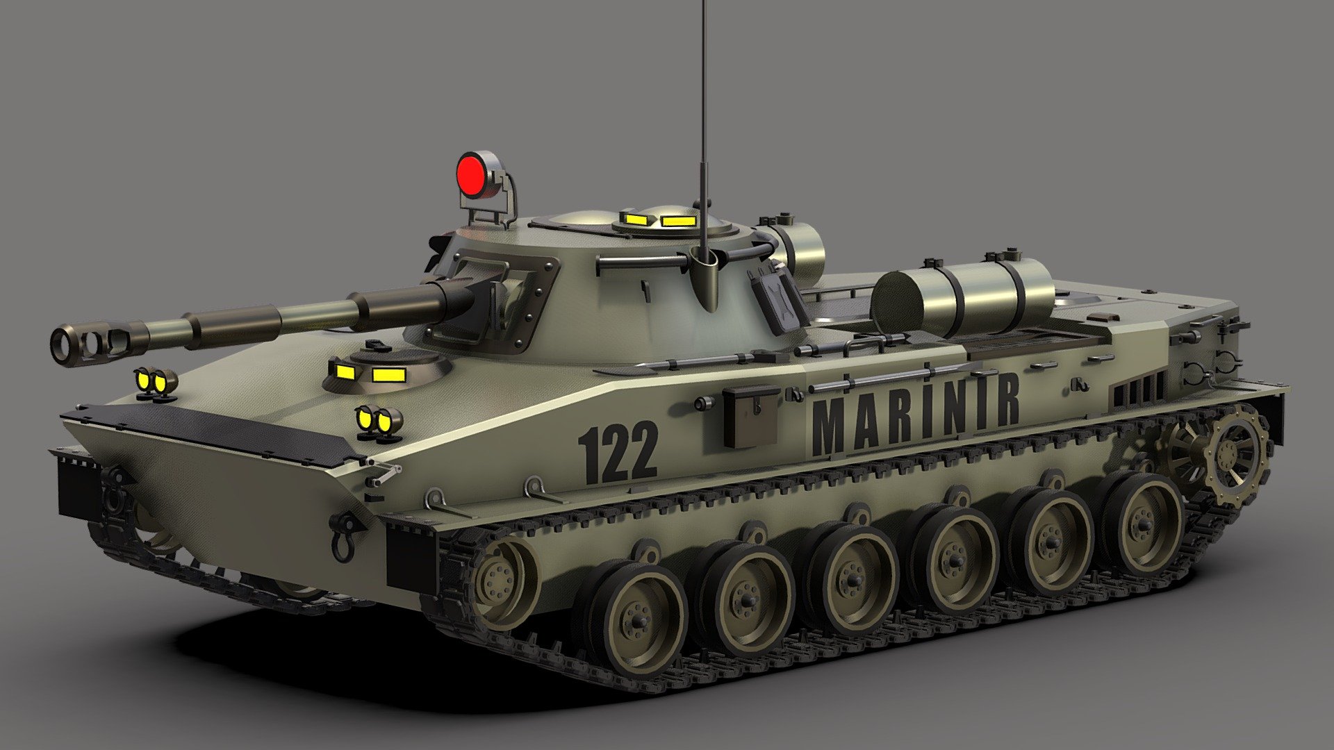 PT-76 Marinir TNI-AL - Buy Royalty Free 3D model by NA3dmodel [f6799c3 ...