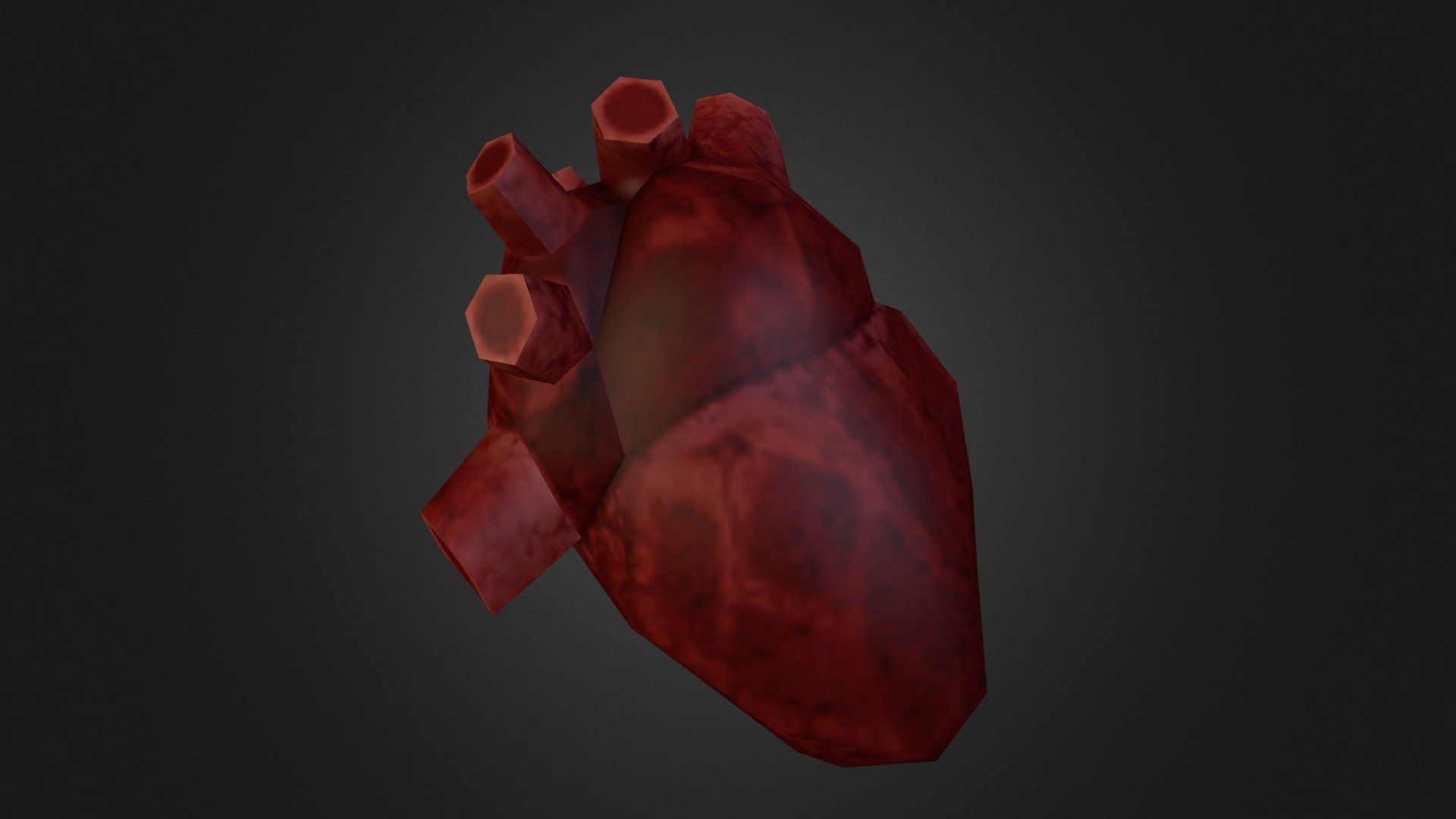 Heart(450poly) - 3D model by alfredlim [f67b4ec] - Sketchfab