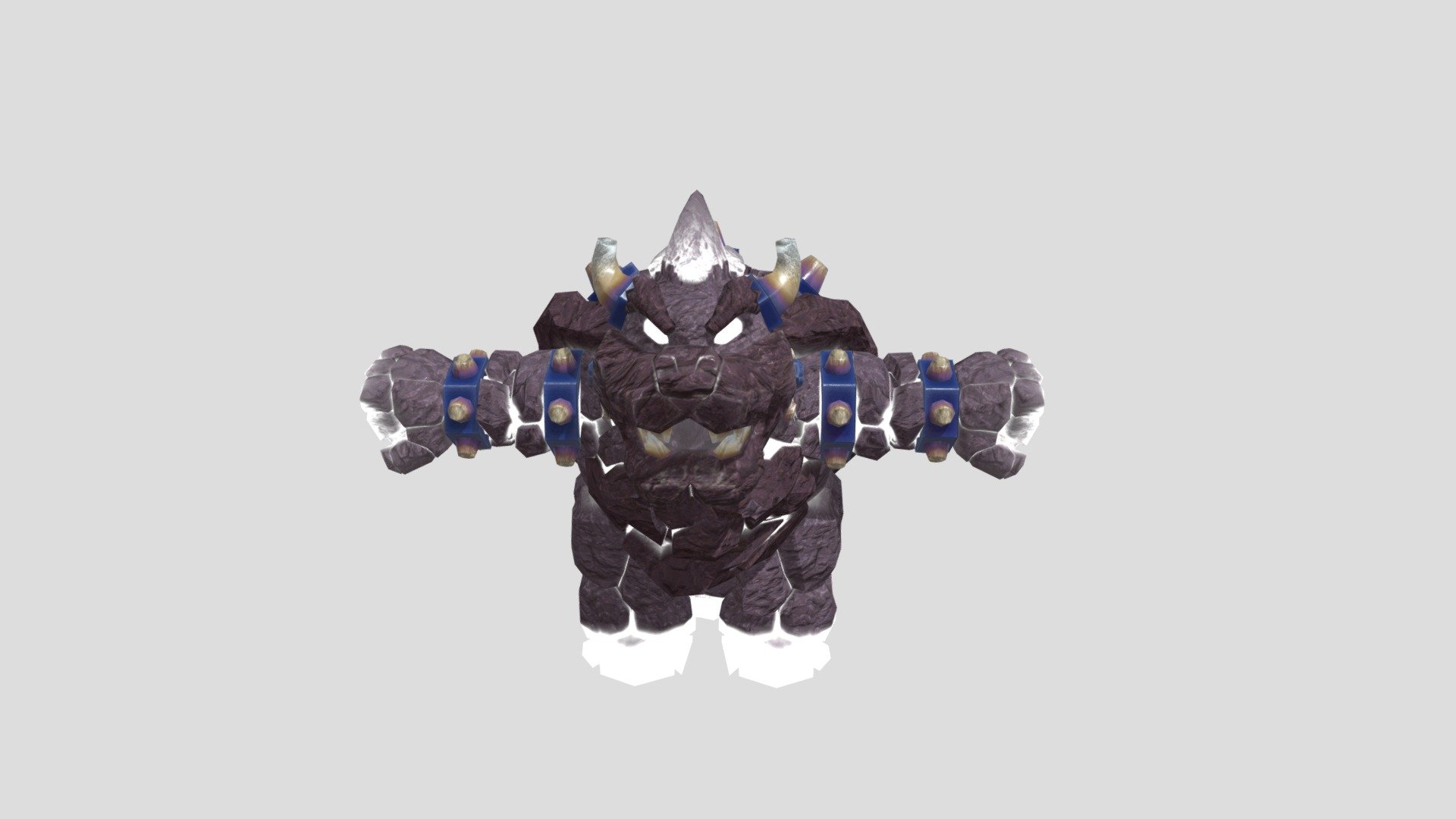Bowser Monument - Download Free 3D model by irons3th [f67b777] - Sketchfab