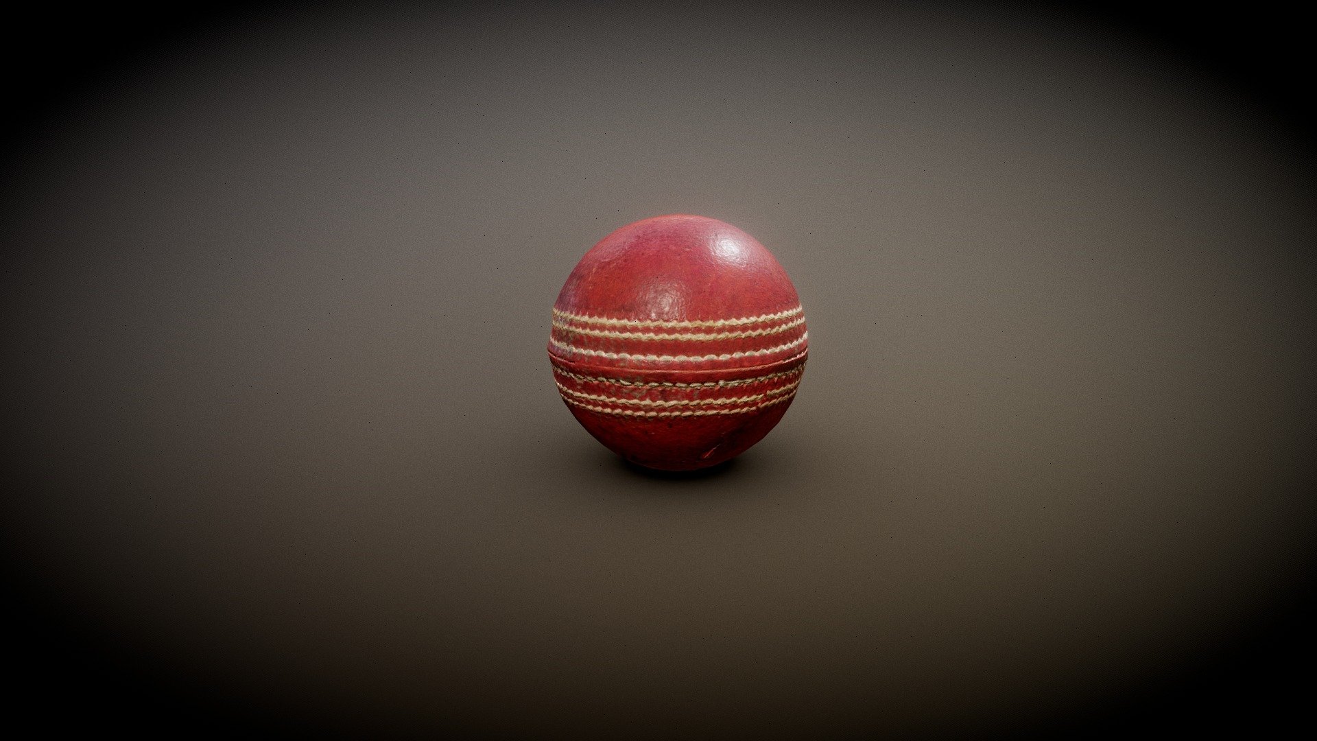 Cricket Ball 3D Photoscan (Low Poly) - Download Free 3D model by ...