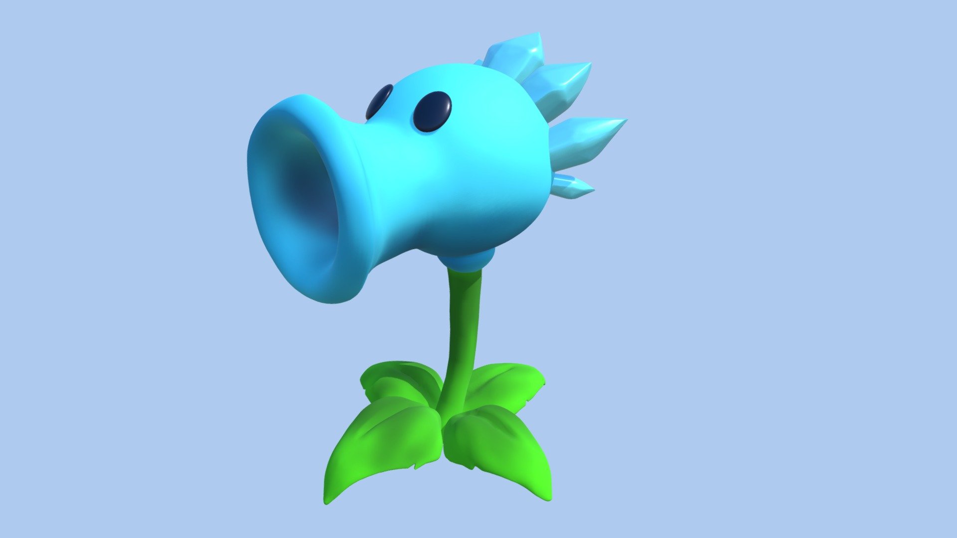Snow Pea - Download Free 3D model by Daffa Haekal (@D.H.2000) [f67b99d ...