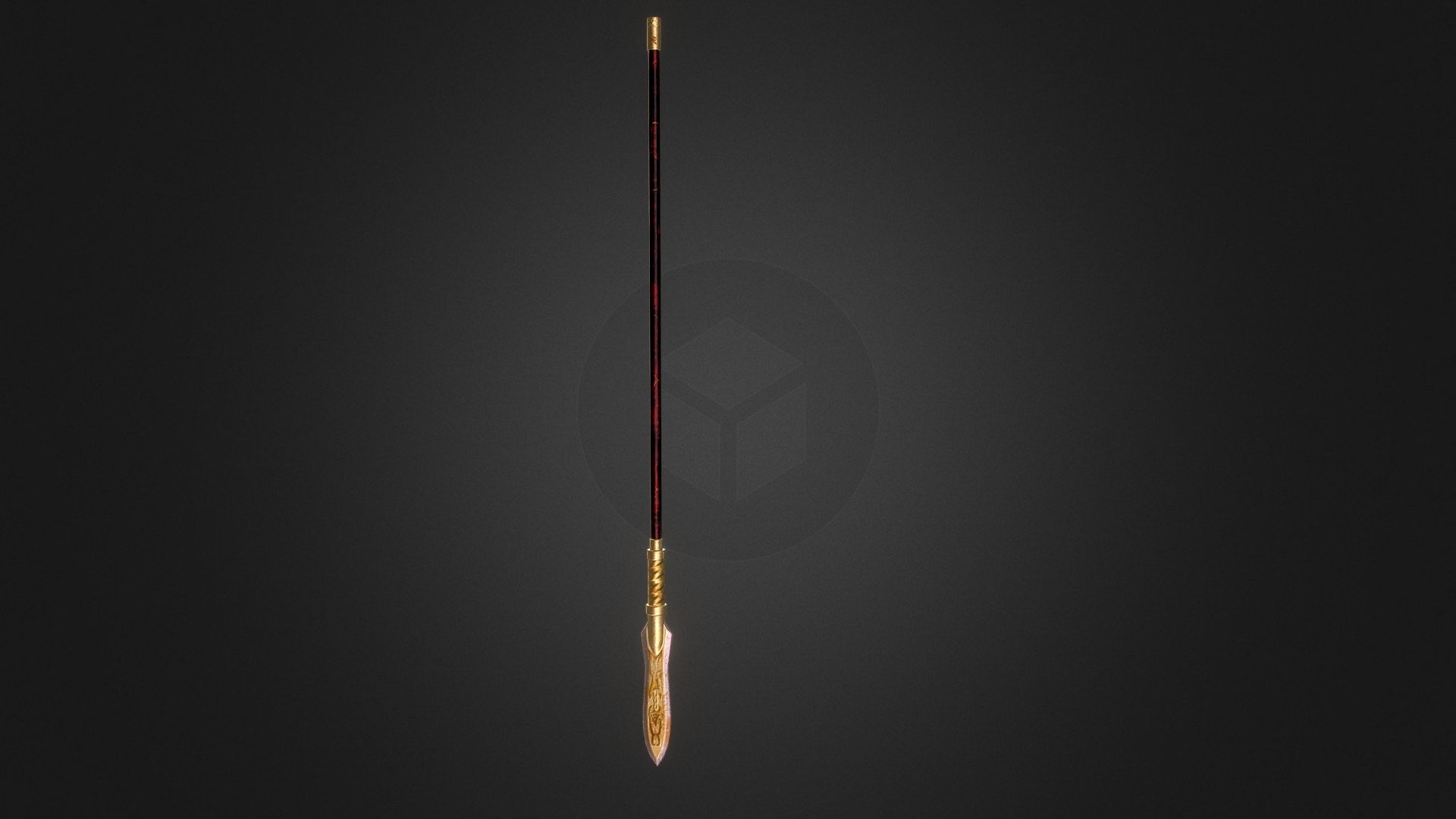 Gold Spear - Download Free 3D model by GrimDoom [f67cdd8] - Sketchfab