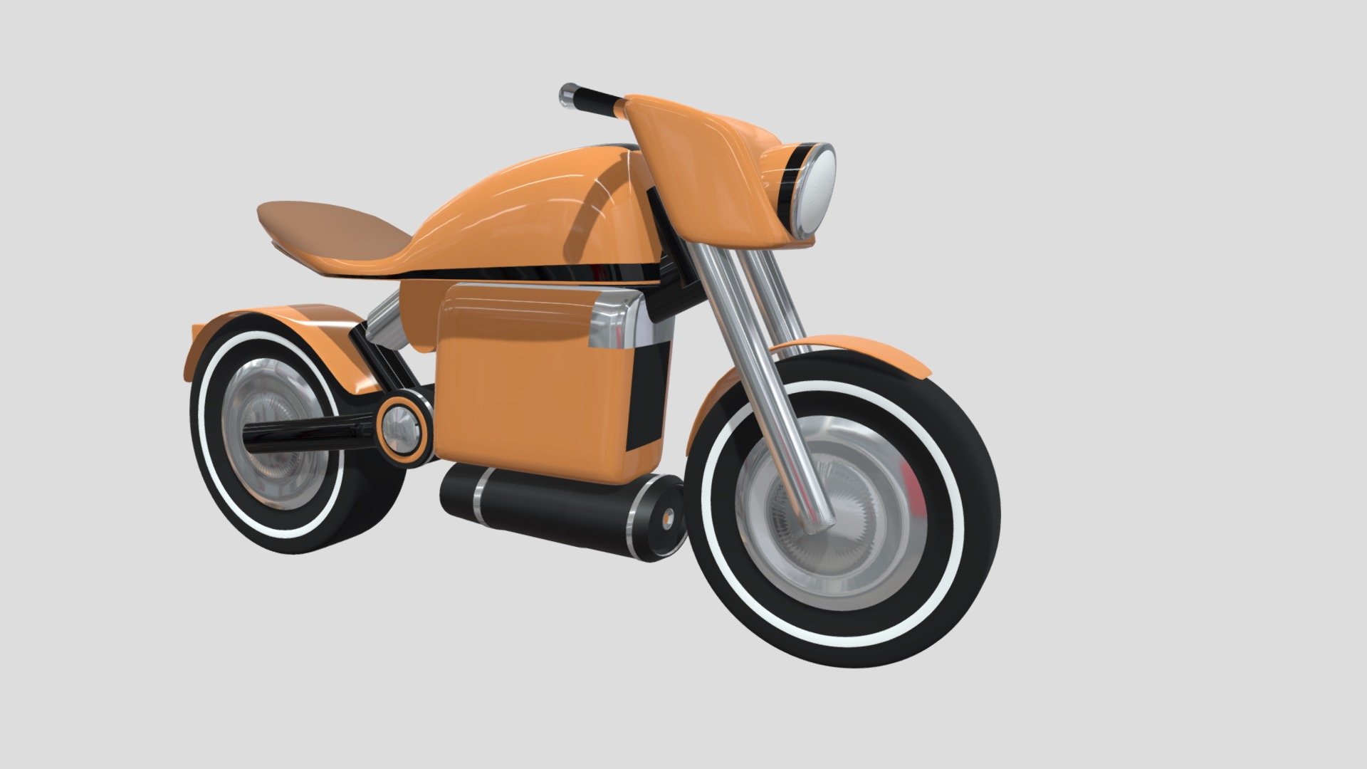 Two Wheel Electric Scoot low pol - Download Free 3D model by scbenoit ...