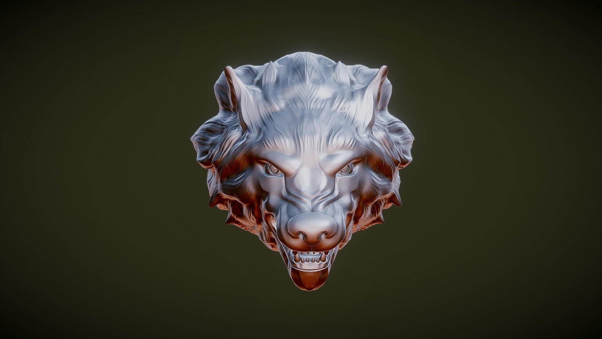 Wolf Sketch High - 3D model by clbfoot [f6817b8] - Sketchfab