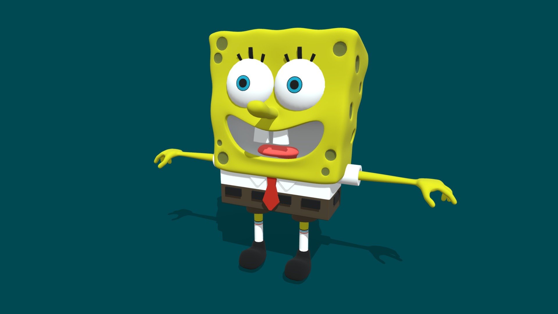 Spongebob - 3D model by marin03_21 [f683b76] - Sketchfab