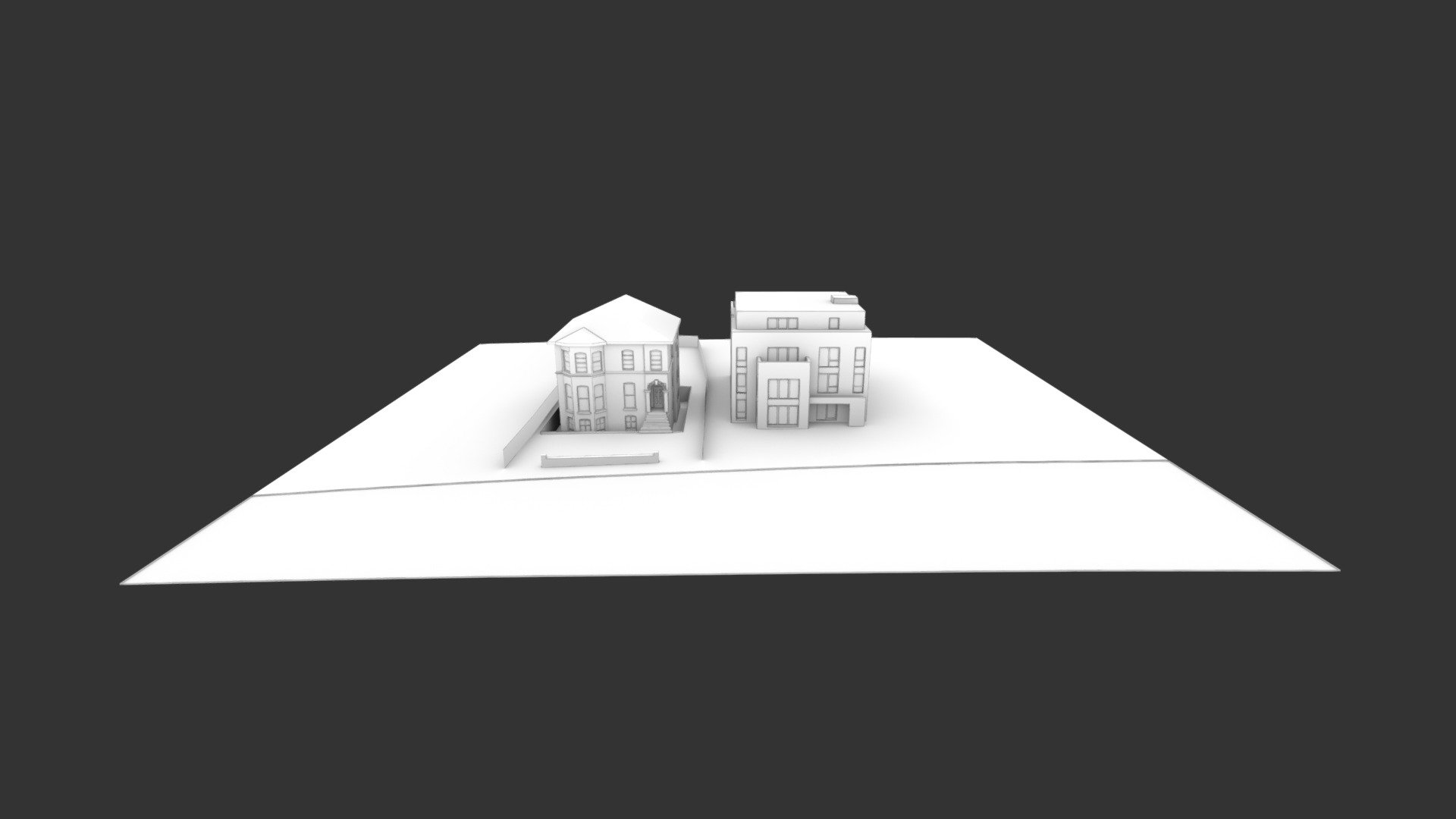 cheltenham - black and white - 3D model by adamfarmer [f6849c3] - Sketchfab