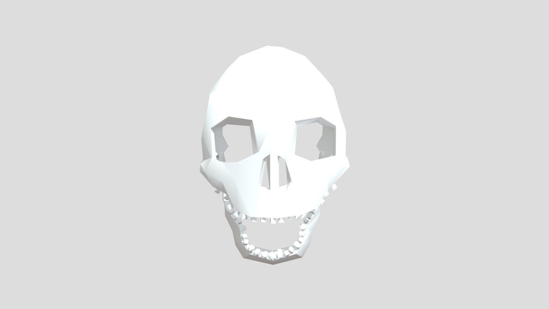 jester skull - Download Free 3D model by Sponger (@91yu) [f685e5a ...