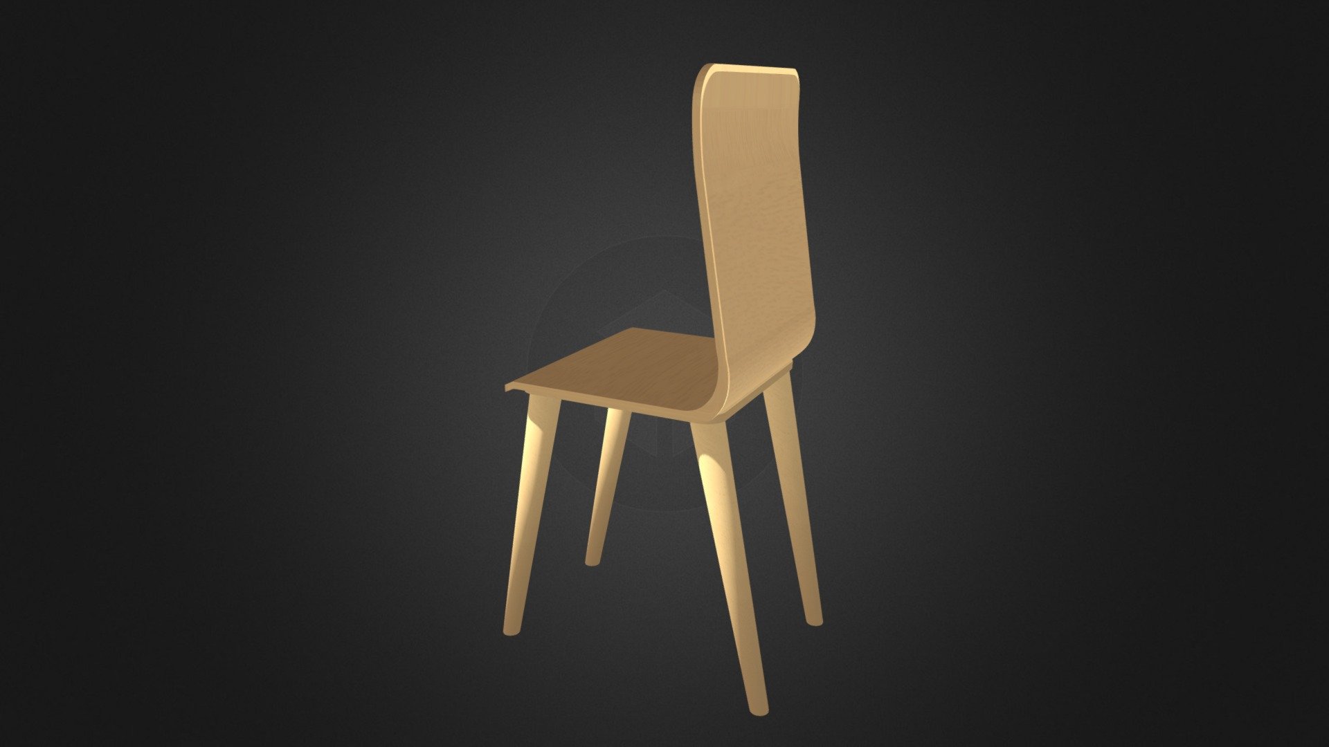 Simple chair - Download Free 3D model by riki-genesisdigital [f686d4a ...
