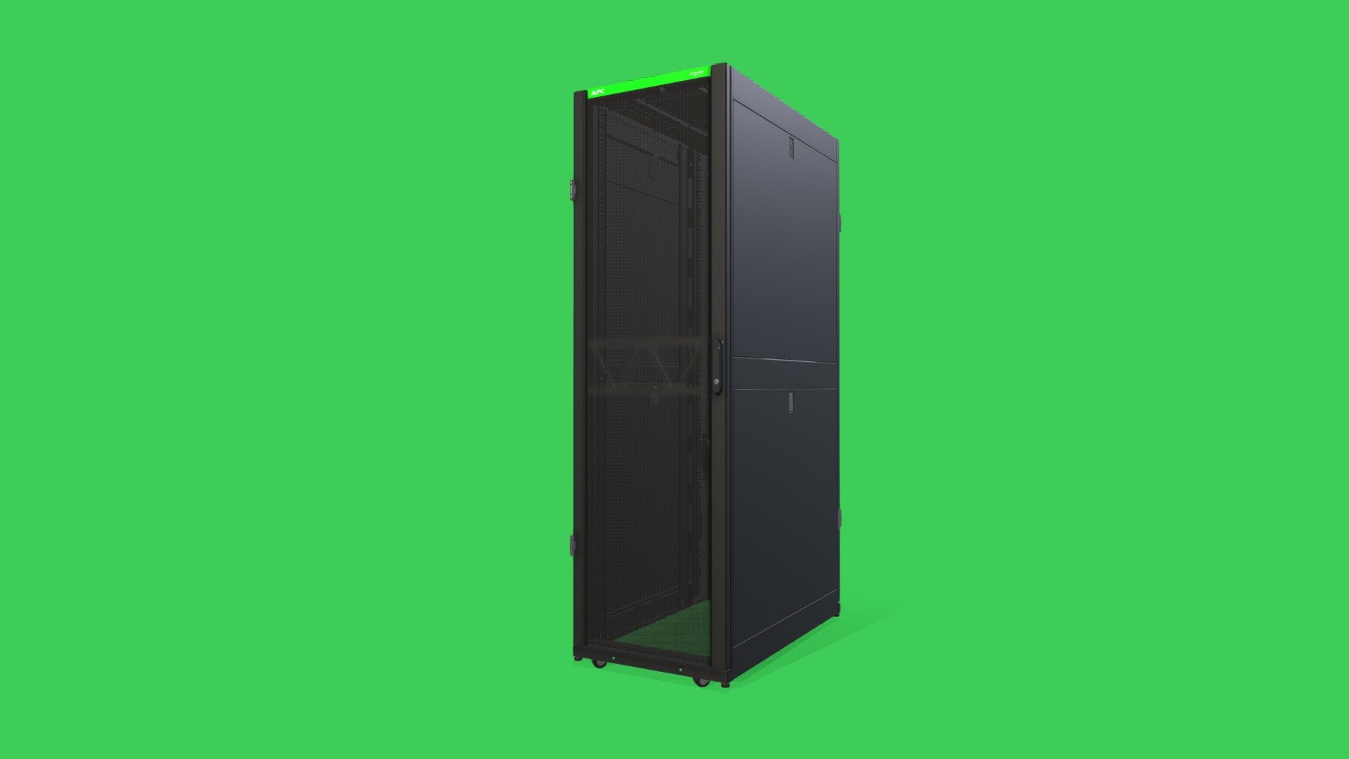 APC NetShelter SX Server Rack Gen 2 - Black - 3D model by Schneider ...
