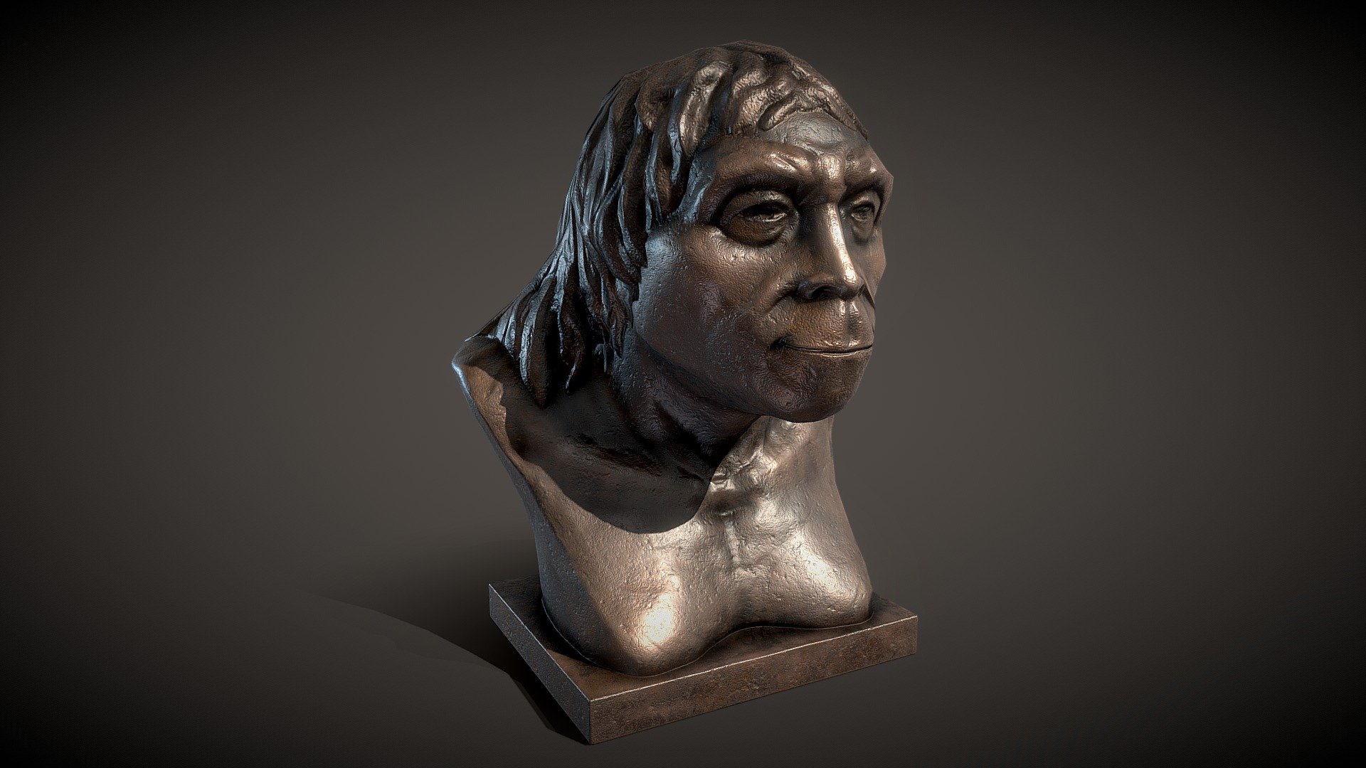 Peking man restore head pictures - Buy Royalty Free 3D model by CG ...