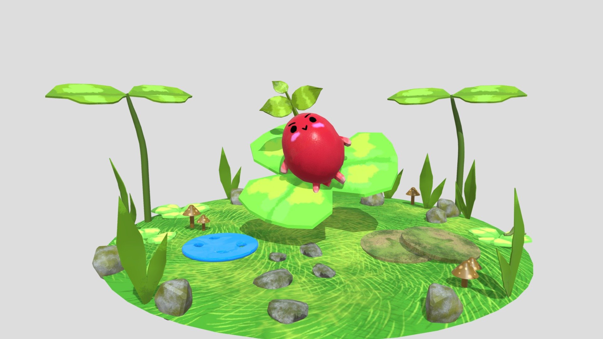 Monster Garden, final scene - 3D model by ViktoriaCarlsen [f6892e9 ...